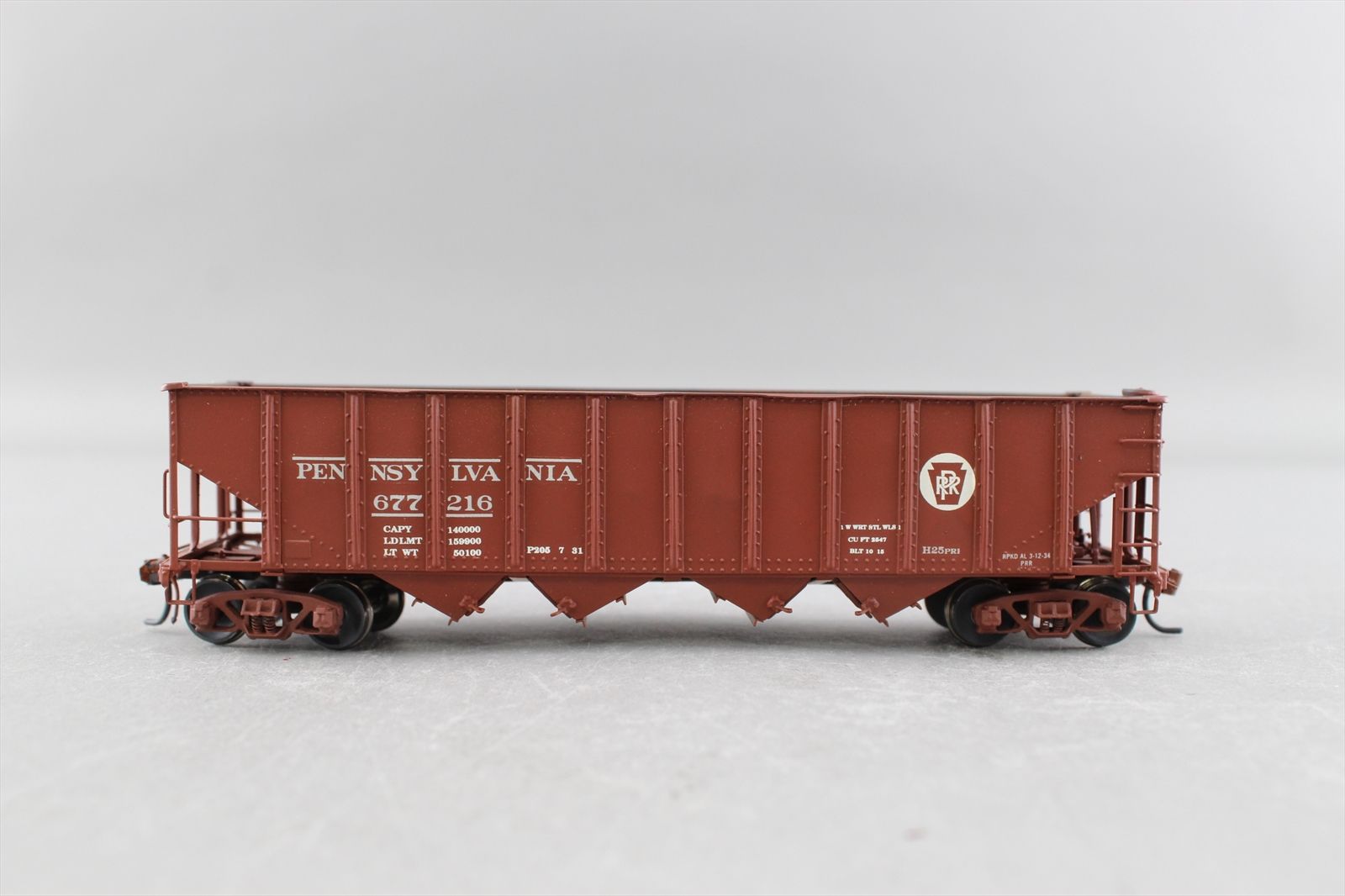 HO Brass Model - Railworks R-104 PRR Pennsylvania H-25 Quad Hopper ...