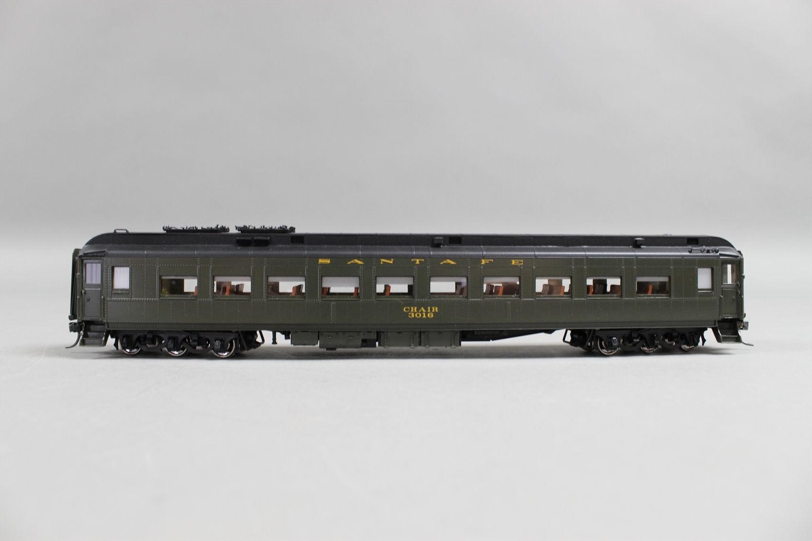HO Brass Model - TCY 0489w AT&SF Santa Fe Train 23 Westbound The Grand Canyon 8 Car Set West - F ...