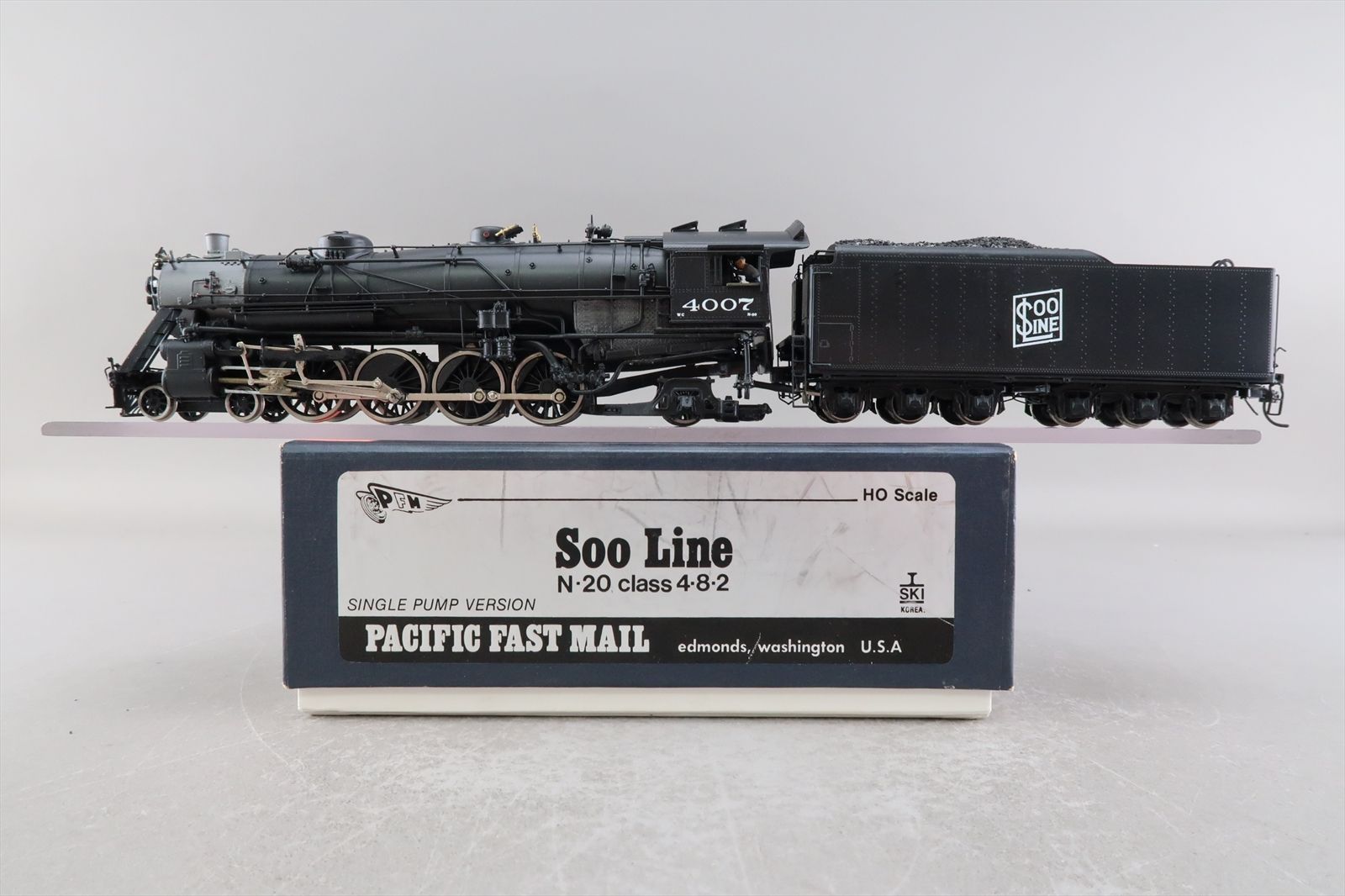HO Brass Model - PFM SOO Line N-20 4-8-2 Single Pump Version #4007 ...