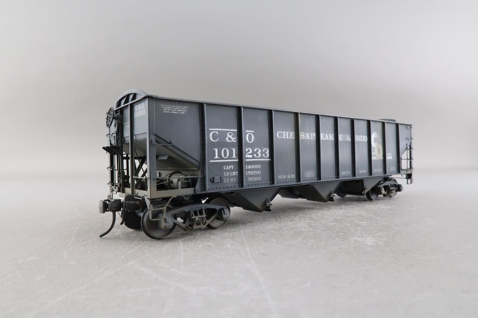 O Brass Model - Keystone C&O Chesapeake & Ohio 6 Bay Hopper #101233 - F ...