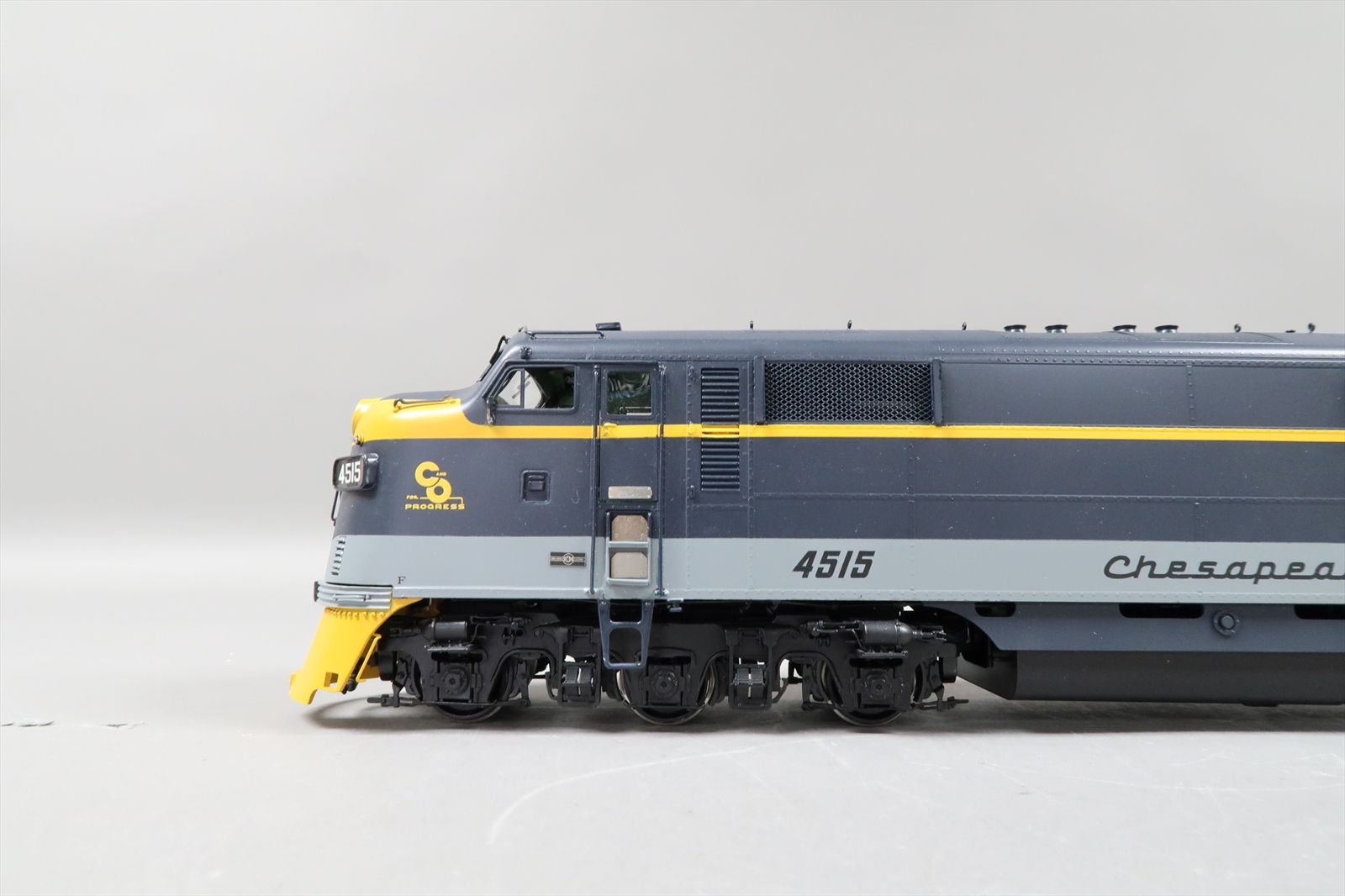 O Brass Model - Key C&O Chesapeake & Ohio EMD E7 E7A Tri Color #4515 - F/P - 2010's Run - Made ...