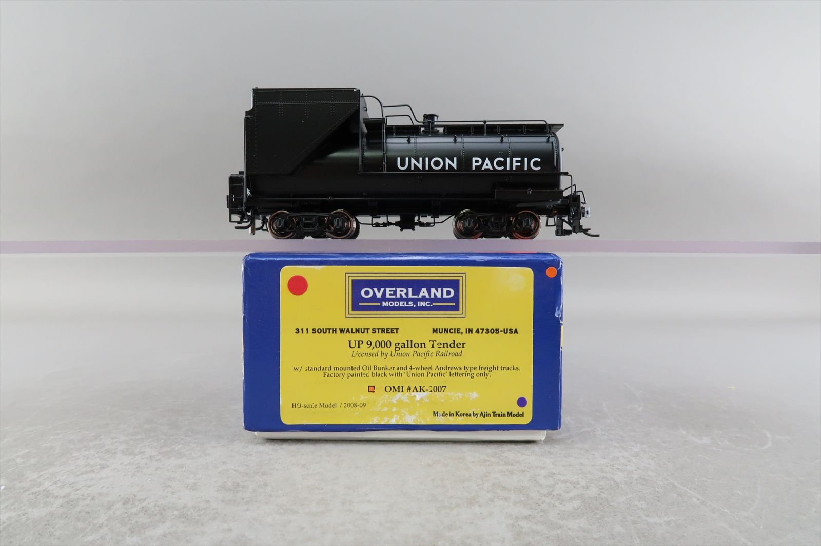 HO Brass Model - OMI AK-1007 UP Union Pacific 9000 Gallon Tender ONLY ...