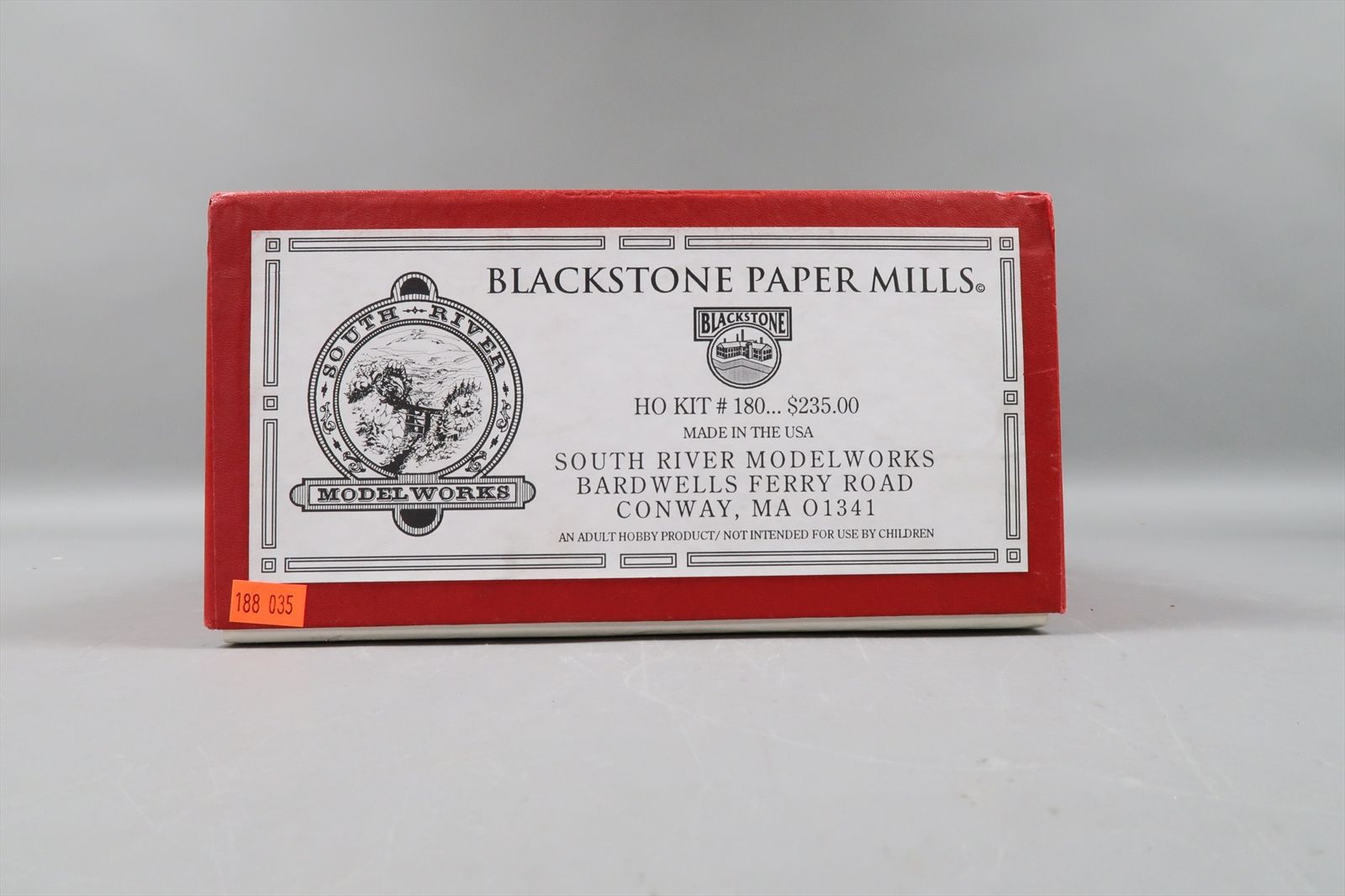 HO Craftsman Kit - SRMW South River Model Works #180 Blackstone Paper ...