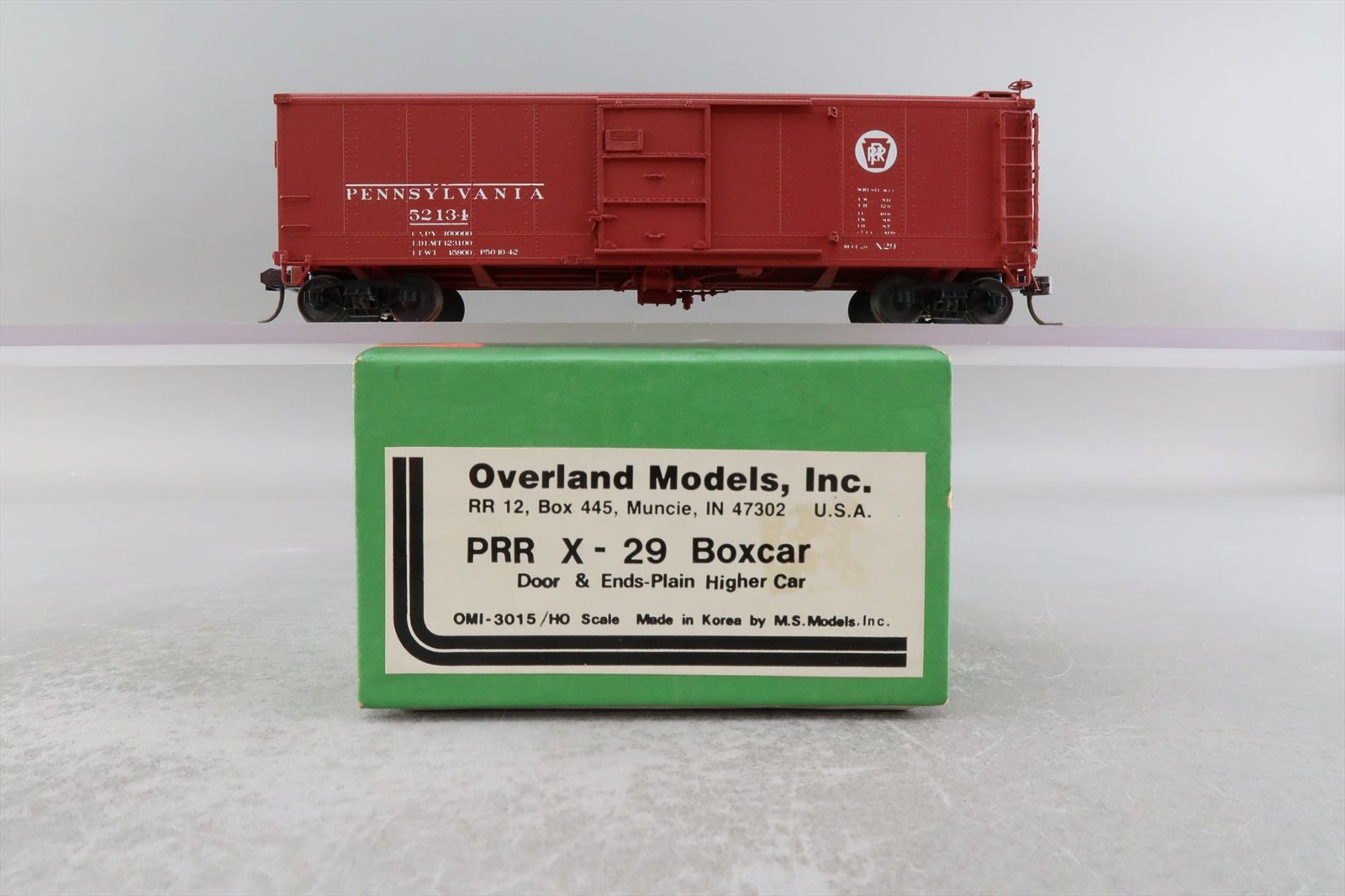 HO Brass Model - OMI 3018 PRR Pennsylvania X-28 Boxcar Box Car #52134 ...