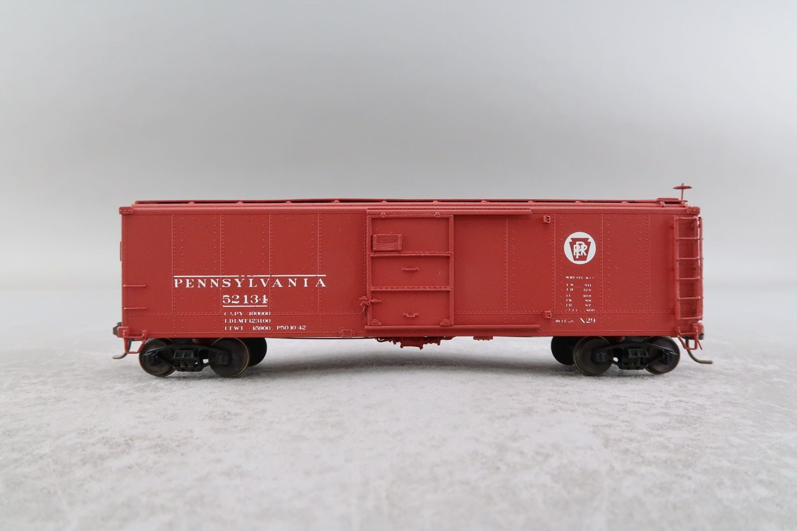 HO Brass Model - OMI 3018 PRR Pennsylvania X-28 Boxcar Box Car #52134 ...