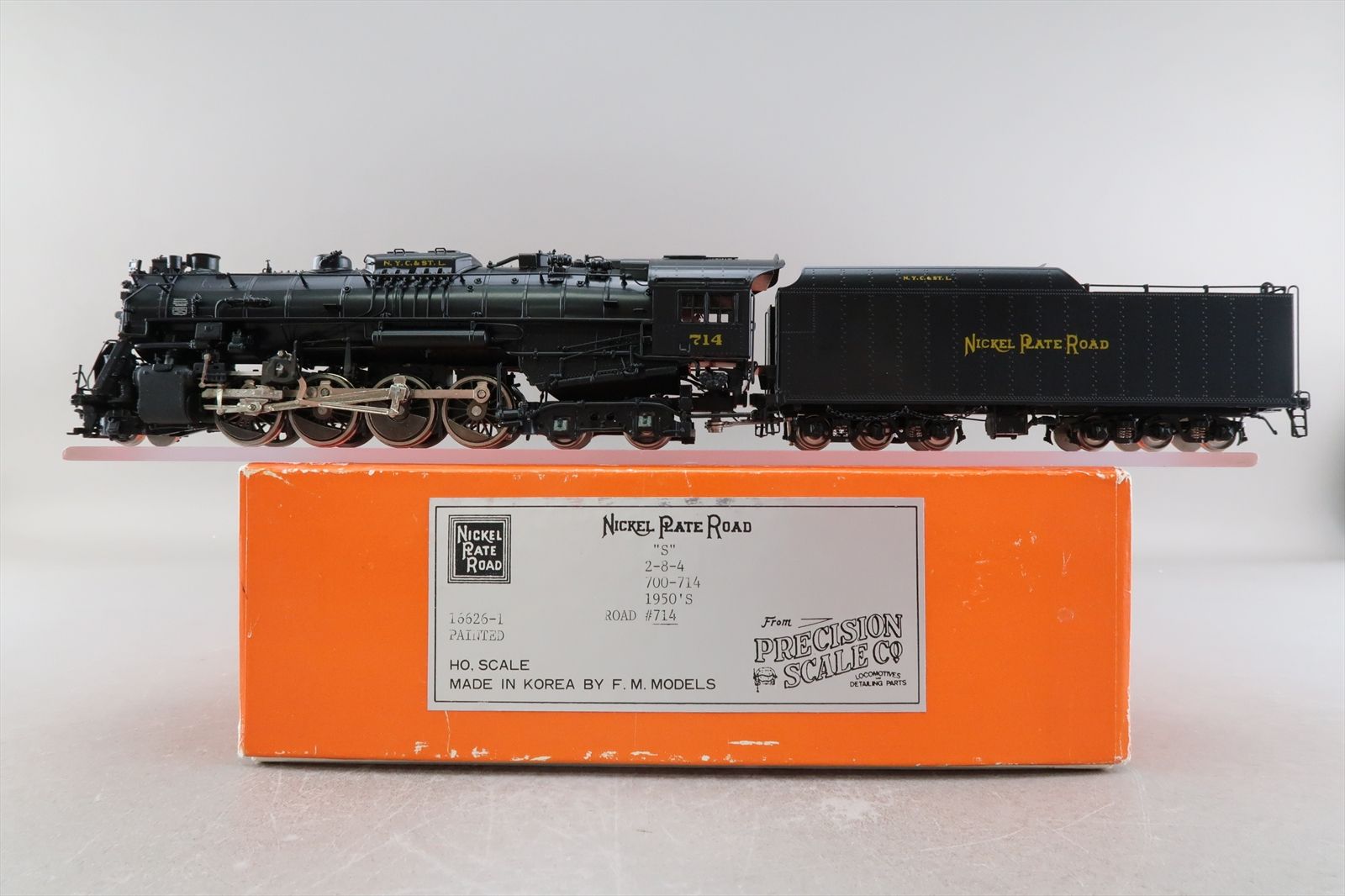 HO Brass Model - PSC 16626-1 NKP NYC&STL Nickel Plate Road S 2-8-4 1950 ...