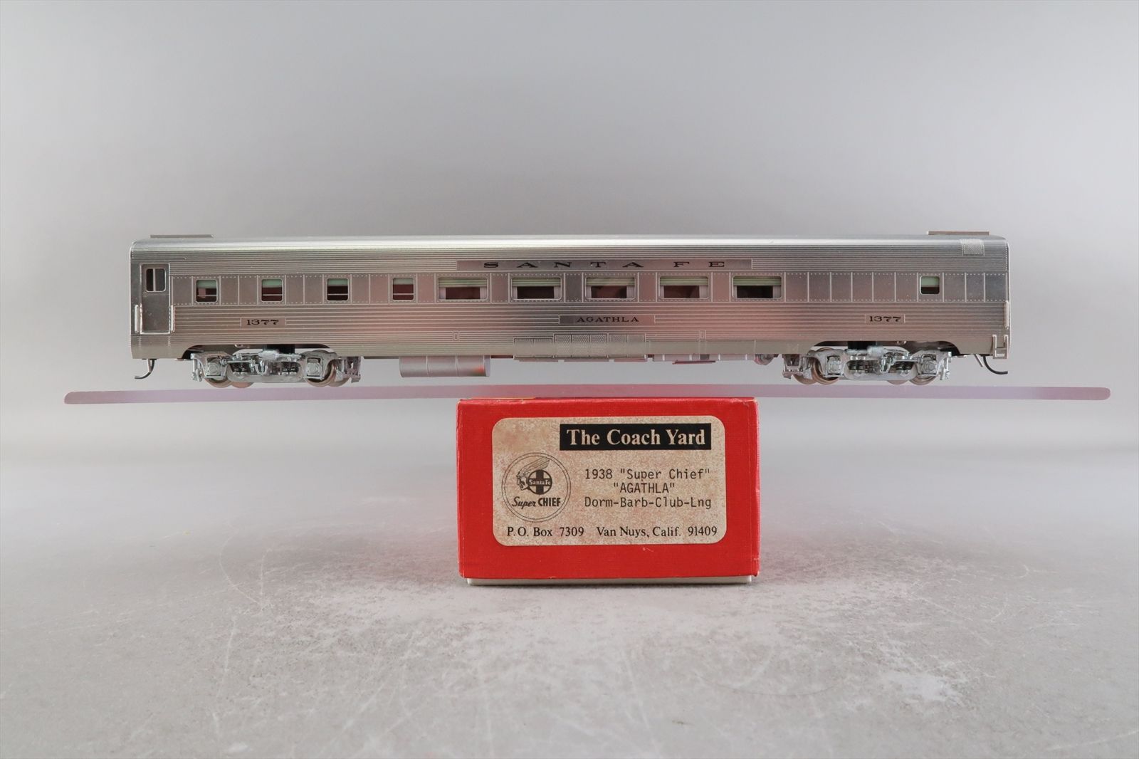 HO Brass Model - TCY 1256 AT&SF Santa Fe 1938 Super Chief Dorm-Barb ...