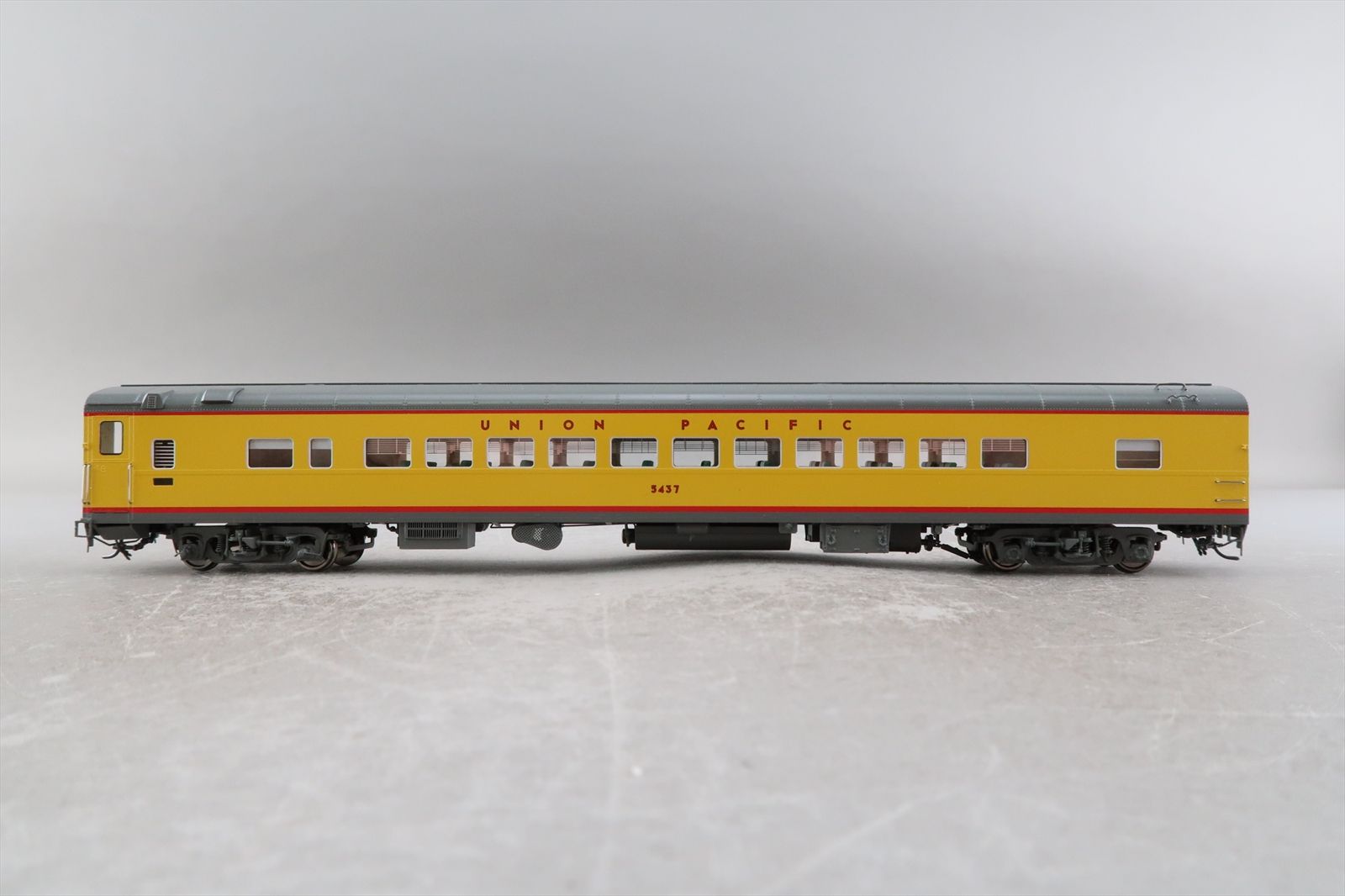 HO Brass Model - TCY 1385.5 UP Union Pacific LW 44 Seat Coach #5437 - F/P + Interior - 2011 Run ...