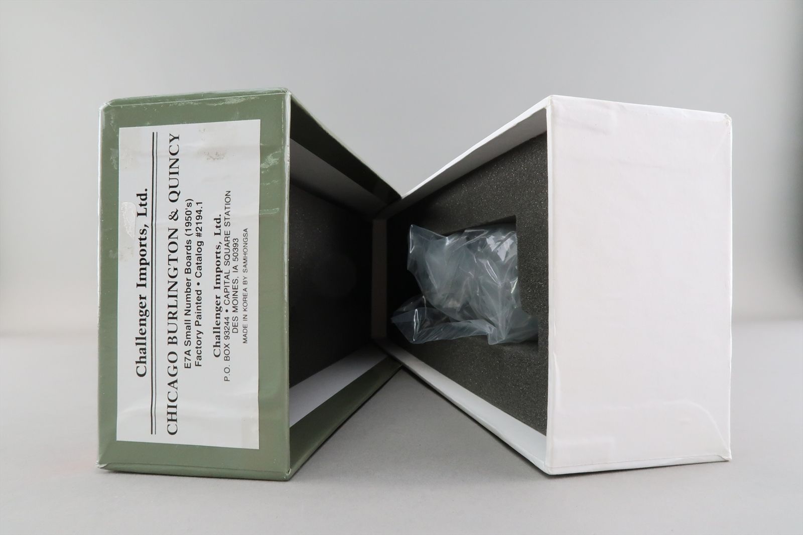 HO Brass Model - CIL 2194.1 CB&Q Burlington E7 E7A 1950's #9924-B Small Number Boards - F/P ...