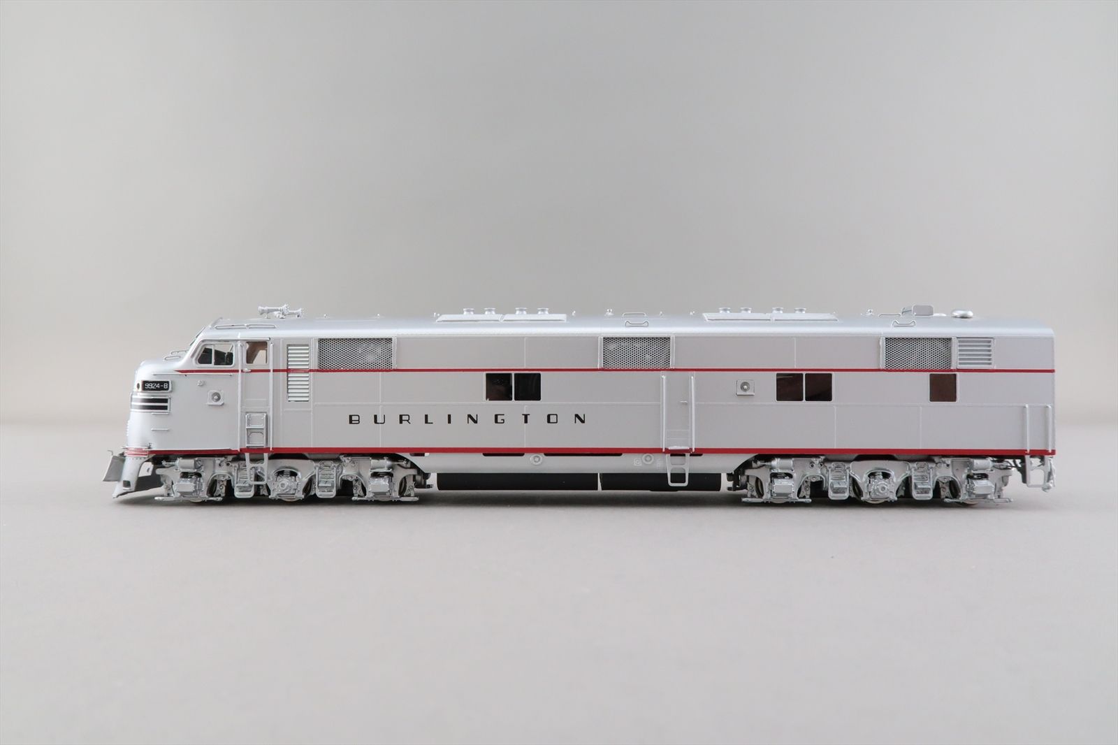 HO Brass Model - CIL 2194.1 CB&Q Burlington E7 E7A 1950's #9924-B Small Number Boards - F/P ...