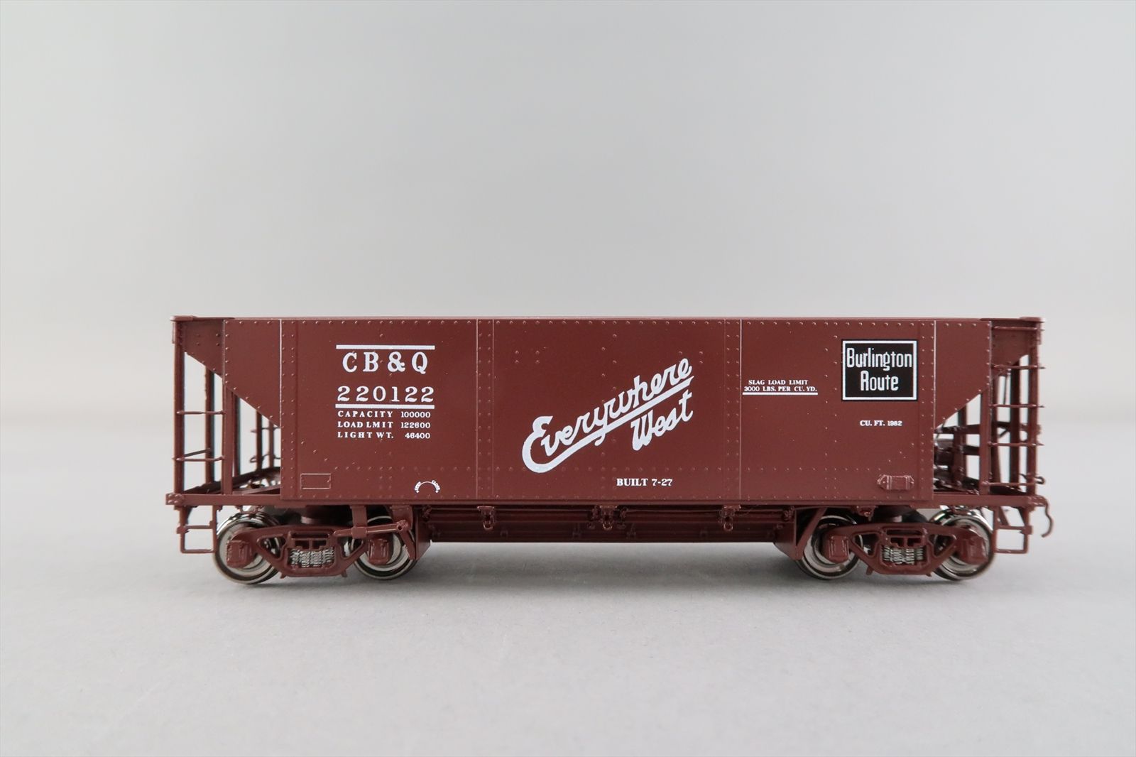 HO Brass Model - CIL 2385.1 CB&Q Burlington ACF HK-50-3 Hart Selective ...