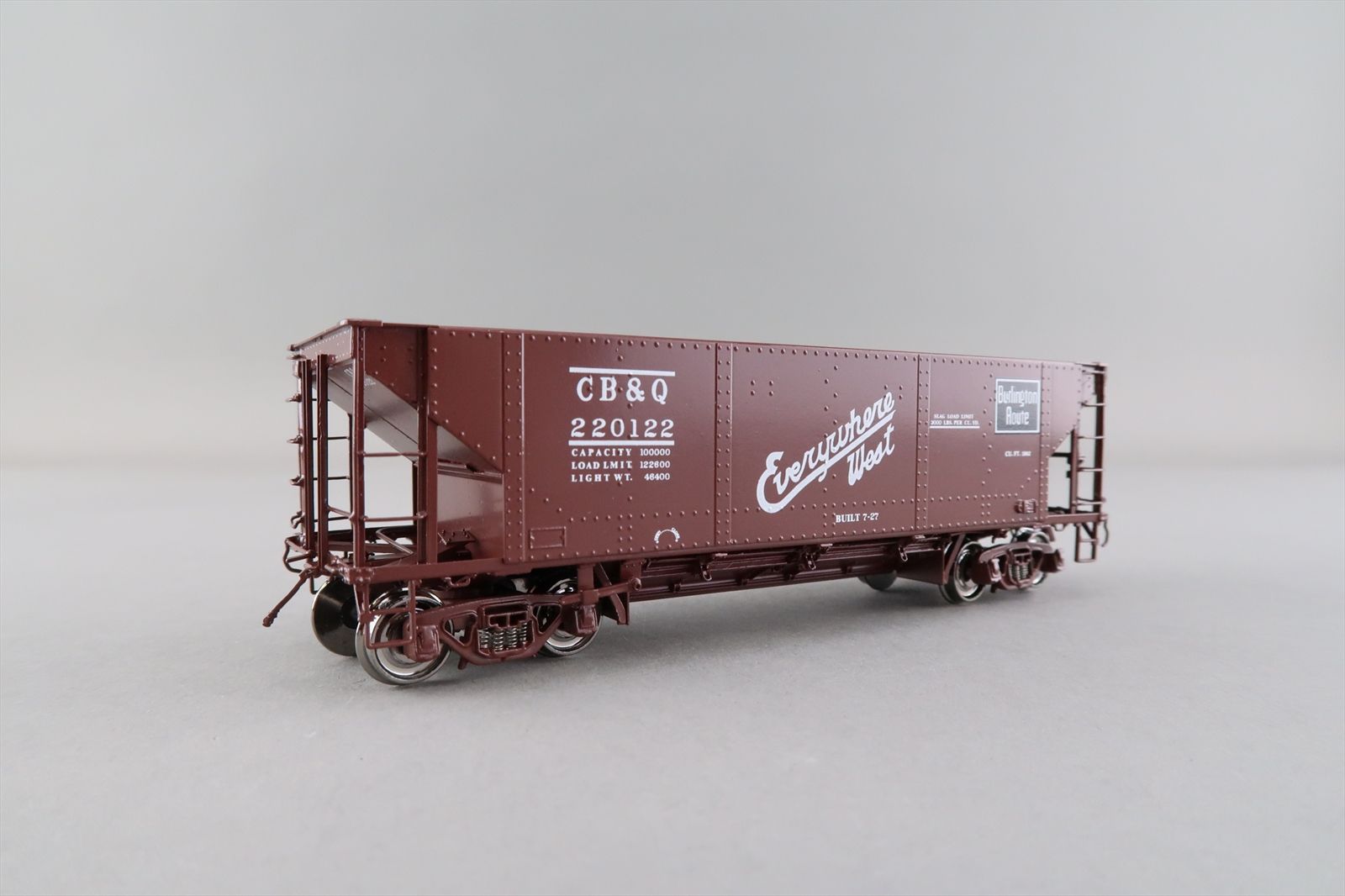 HO Brass Model - CIL 2385.1 CB&Q Burlington ACF HK-50-3 Hart Selective ...