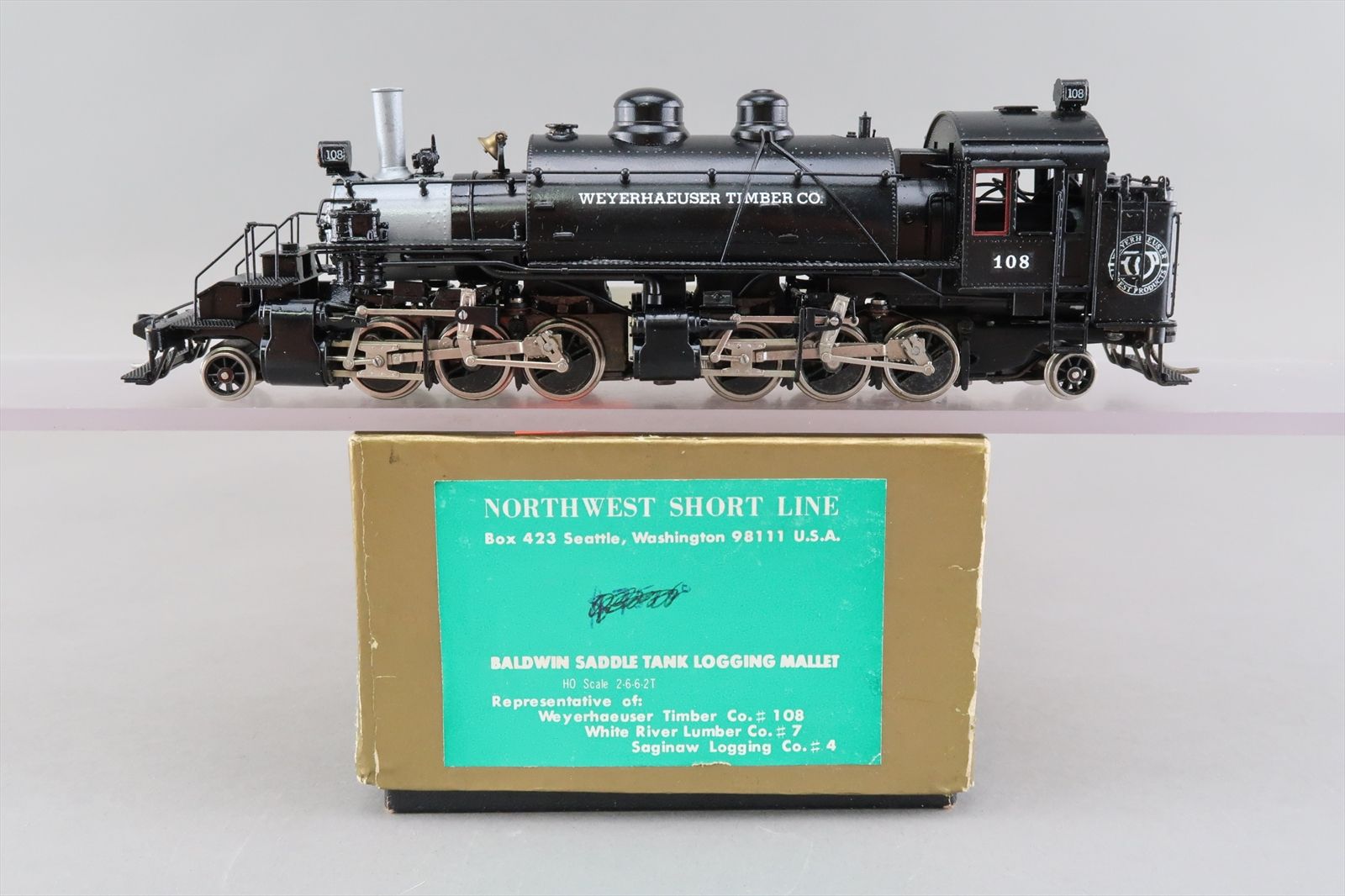 HO Brass Model - NWSL Weyerhauser / White River Lumber / Saginaw ...