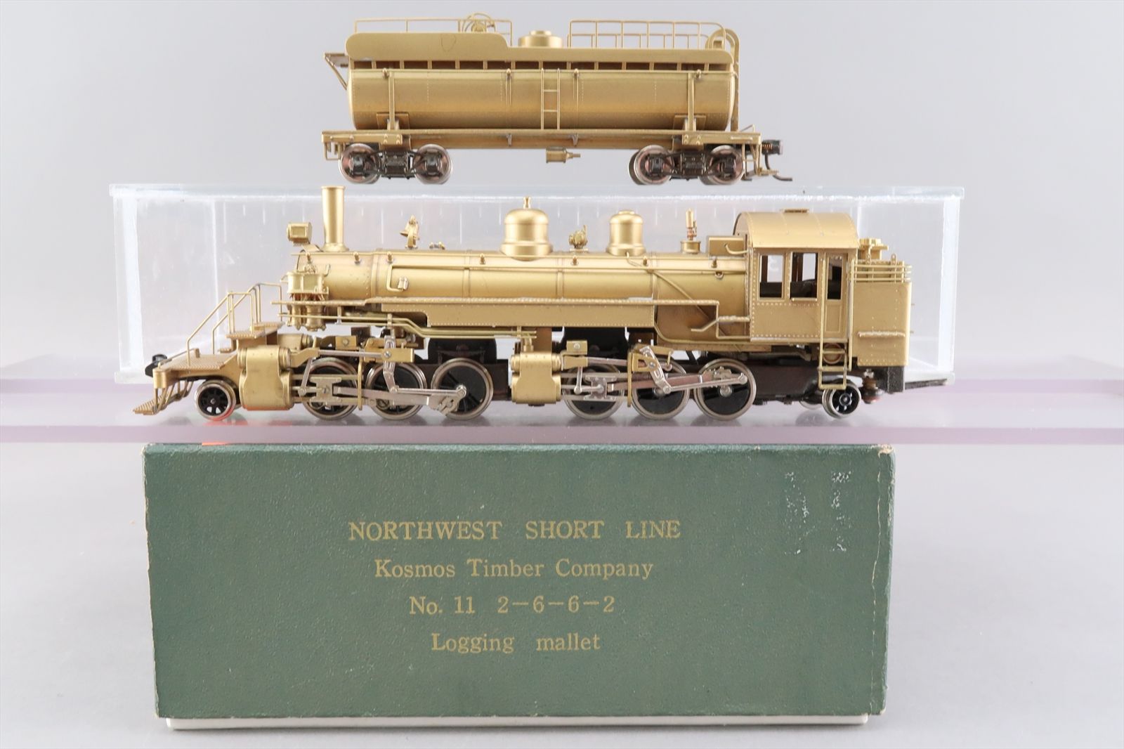 HO Brass Model - NWSL Kosmos Timber 2-6-6-2 Logging Mallet #11 ...