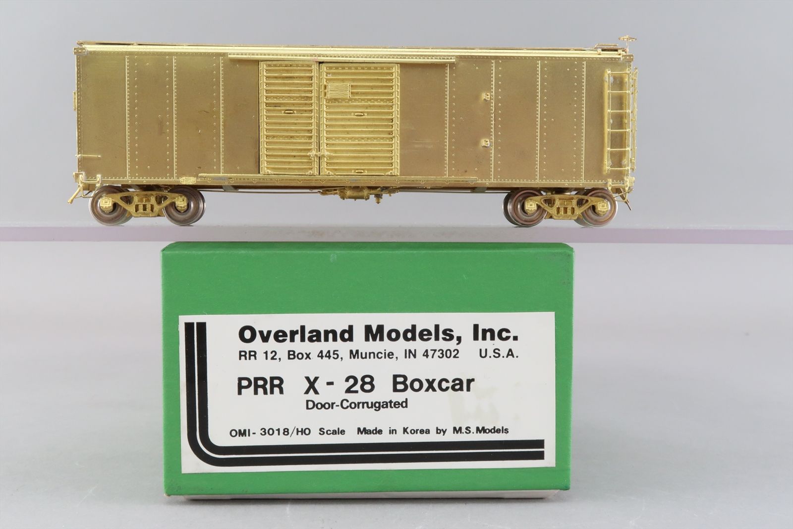 HO Brass Model - OMI 3018 PRR Pennsylvania X-28 Boxcar Box Car ...