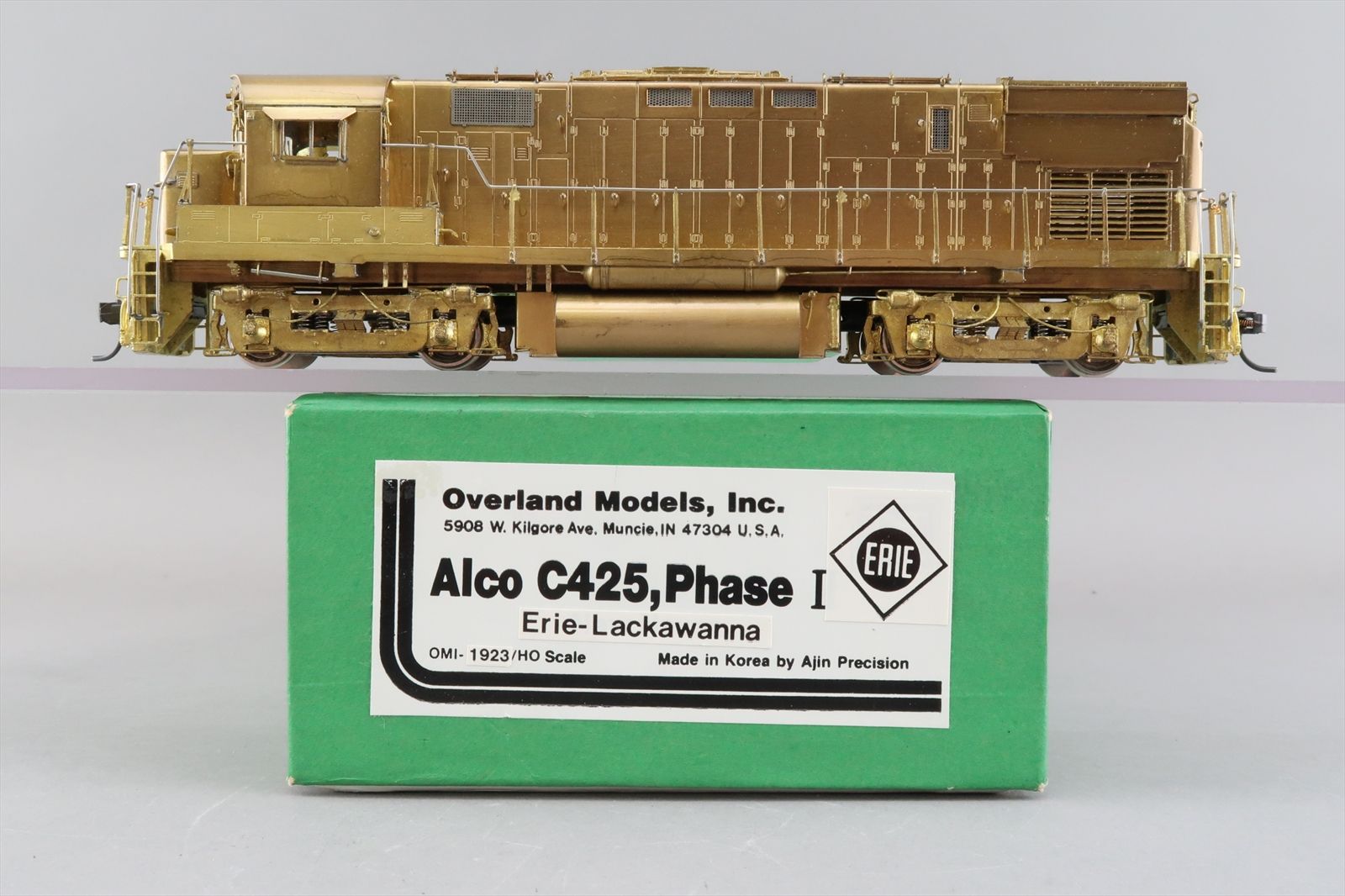 HO Brass Model - OMI 1923 EL Erie Lackawanna Alco C425 Phase 1 - Unpainted - 1986 Run - Ajin