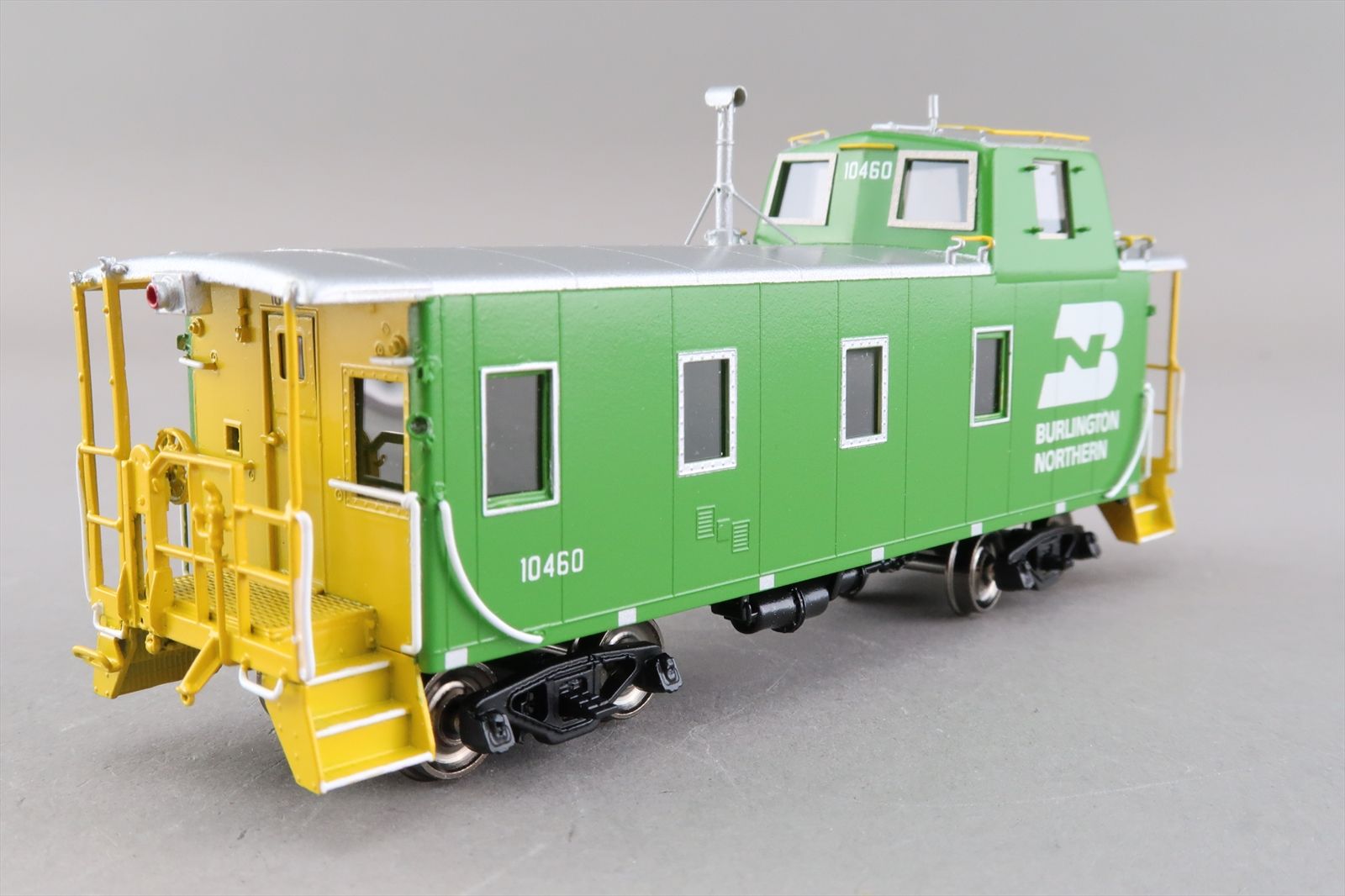 HO Brass Model - OMI 3897.1 BN Burlington Northern Steel Caboose #10460 - F/P - 1995 Run - Ajin