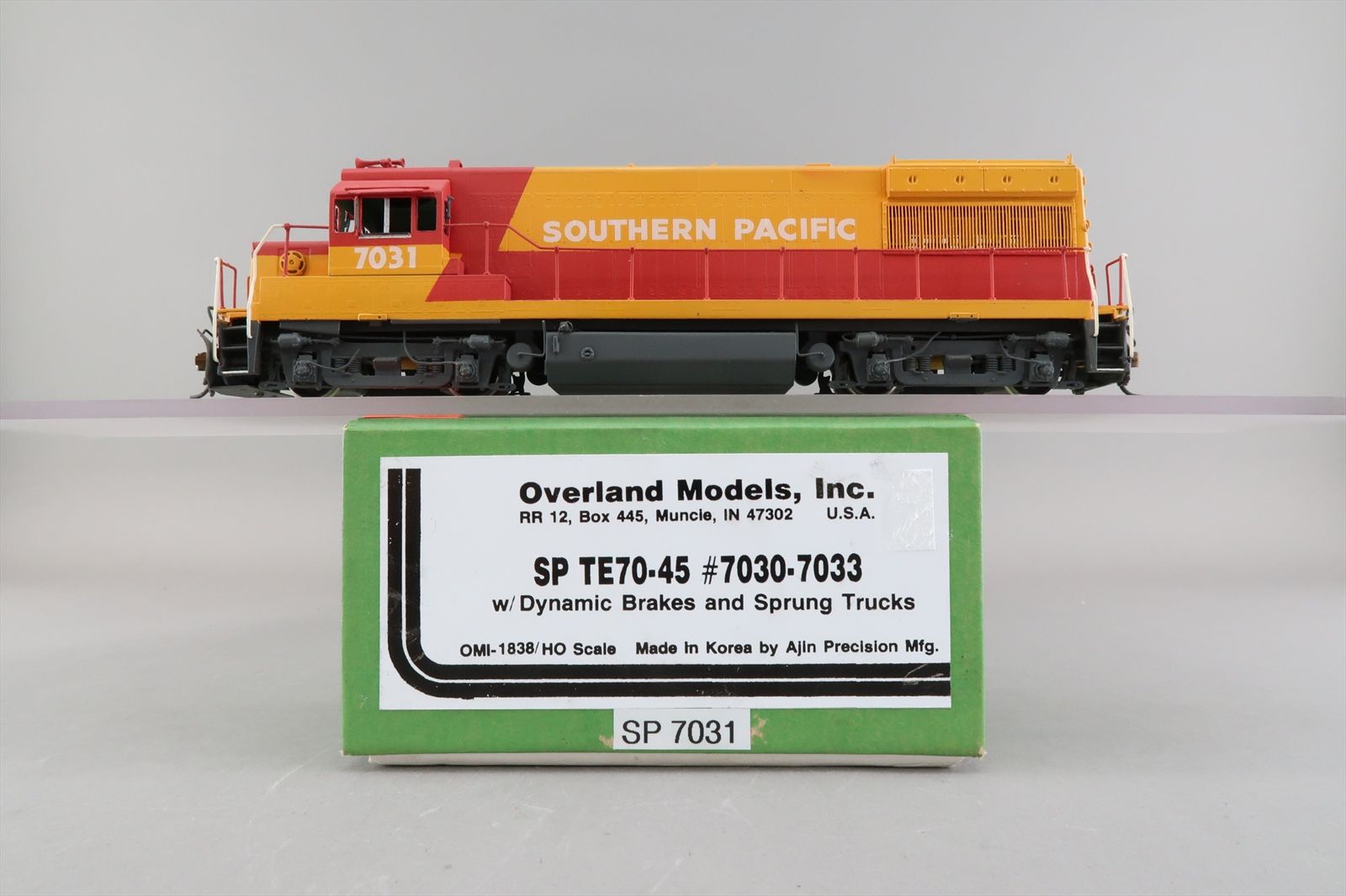 HO Brass Model - OMI 1838 SP Southern Pacific TE70-45 Popsicle #7031 ...