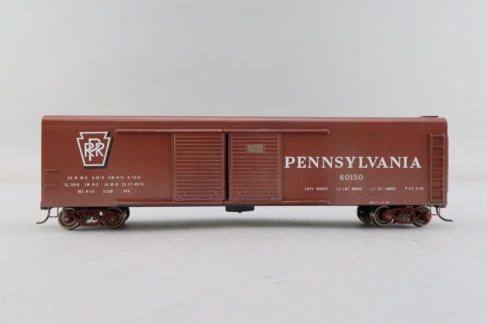 HO Brass Model - NPP PRR Pennsylvania 50' Boxcar Box Car 4 Door X-32 ...