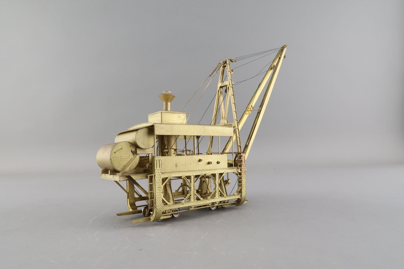 HO Brass Model - OMI 3041 McGiffert Log Loader MOW Maintenance of Way ...