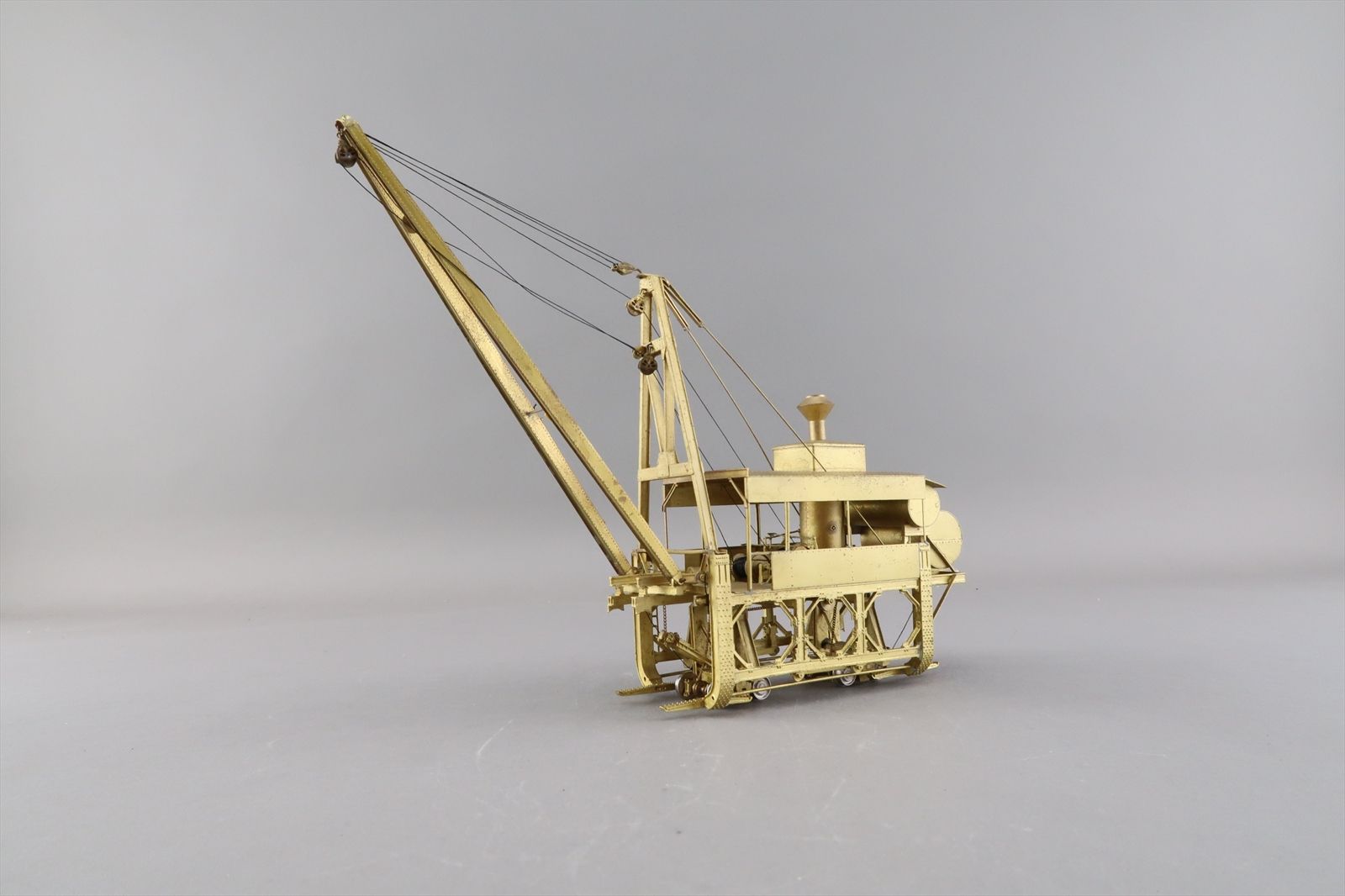 HO Brass Model - OMI 3041 McGiffert Log Loader MOW Maintenance of Way ...