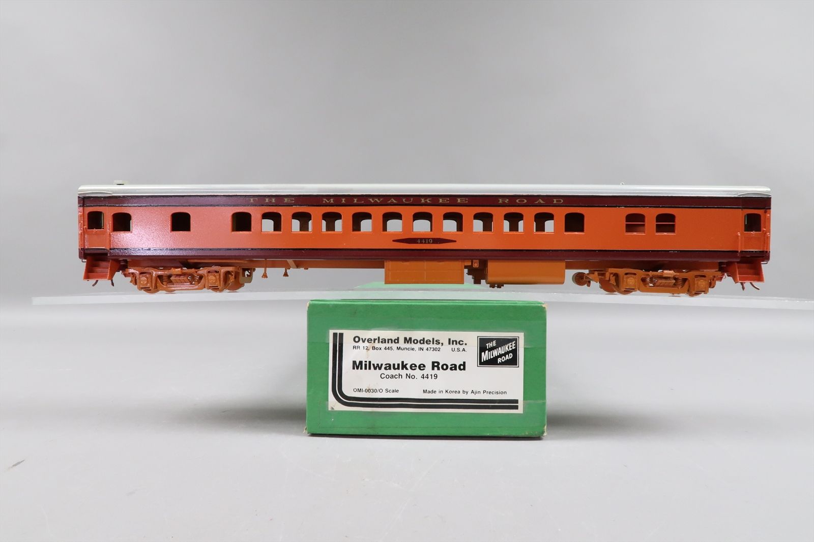 O Brass Model - OMI 0030 Milwaukee Road Coach #4419 - Custom - 1984 Run ...