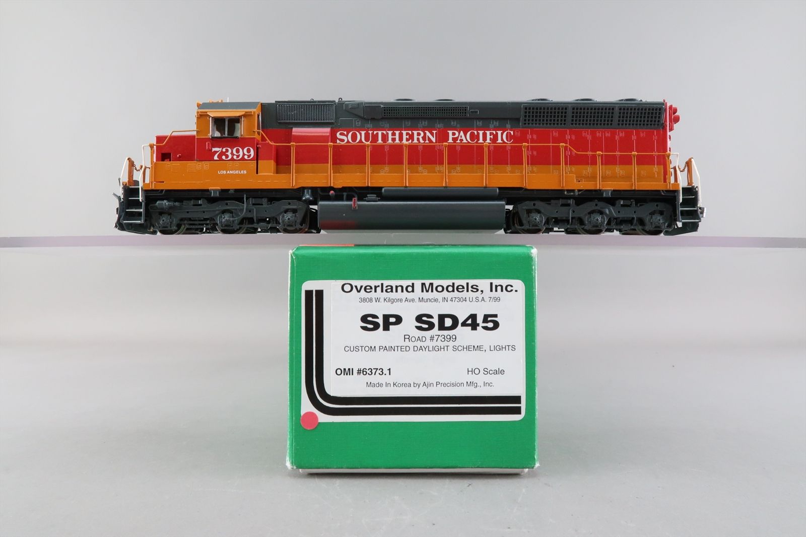 HO Brass Model - OMI 6373.1 SP Southern Pacific Daylight SD45 #7399 - F/P + DCC + Sound - 1999 ...
