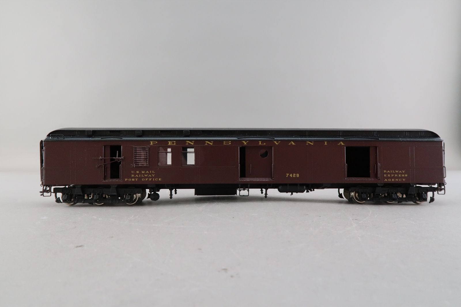 HO Brass Model - PSC 16472-1 PRR Pennsylvania BM-70KA RPO Baggage #7429 ...