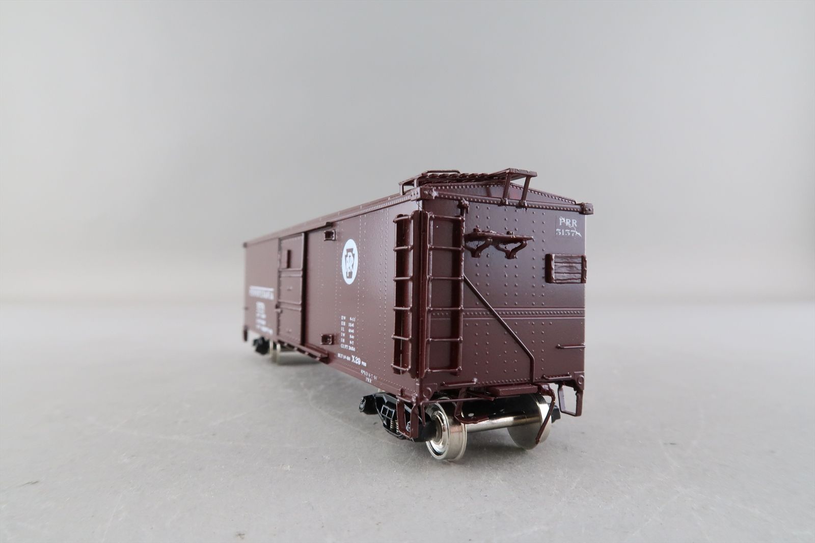 HO Brass Model - PSC 16020-1 PRR Pennsylvania X-29 Box Car Boxcar Small ...