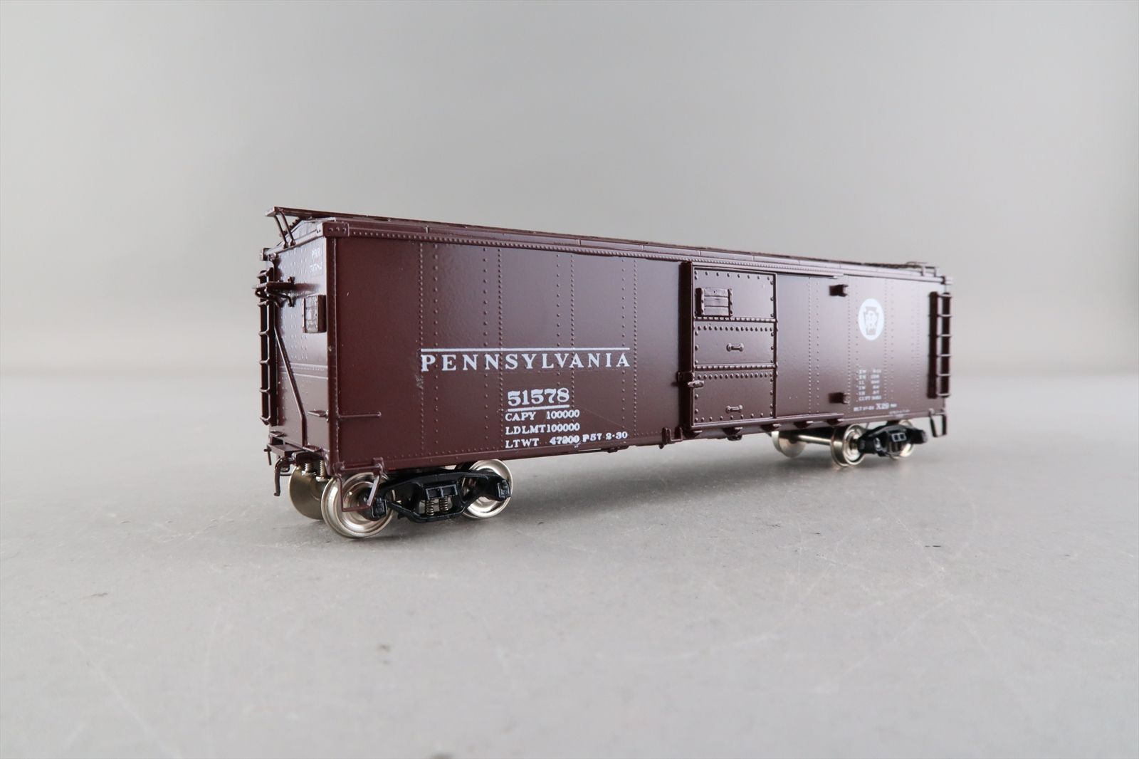 HO Brass Model - PSC 16020-1 PRR Pennsylvania X-29 Box Car Boxcar Small ...
