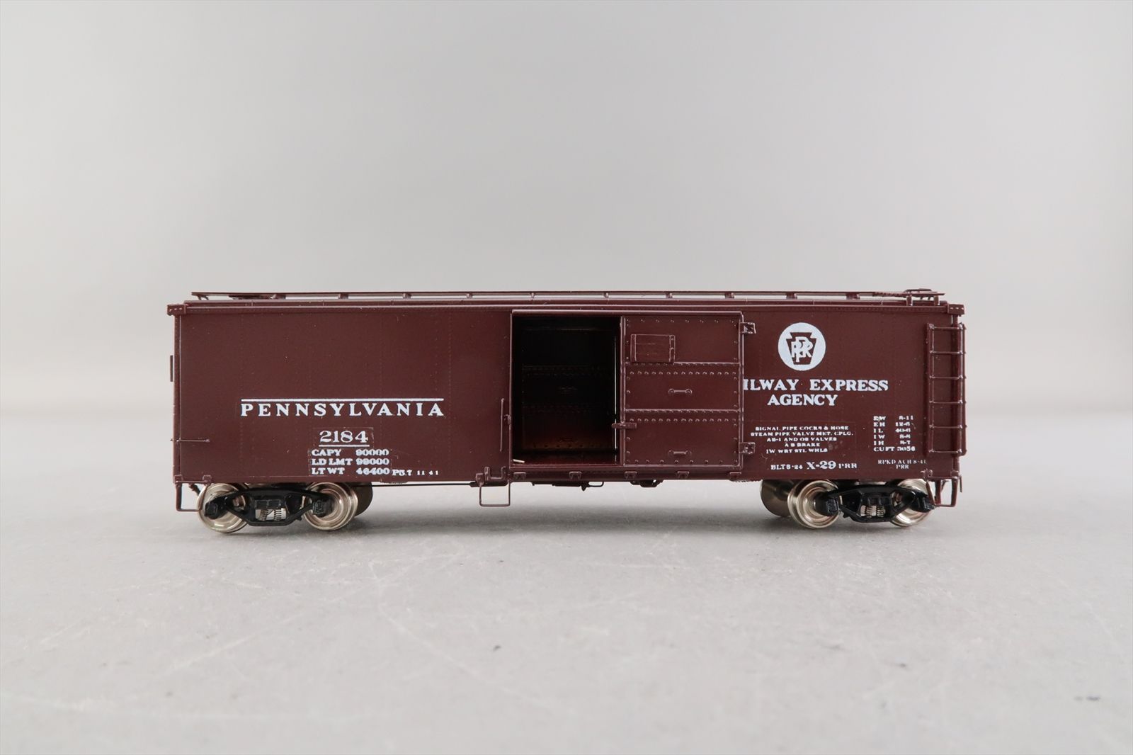 HO Brass Model - PSC 16020-2 PRR Pennsylvania X-29 Boxcar Box Car #2184 ...