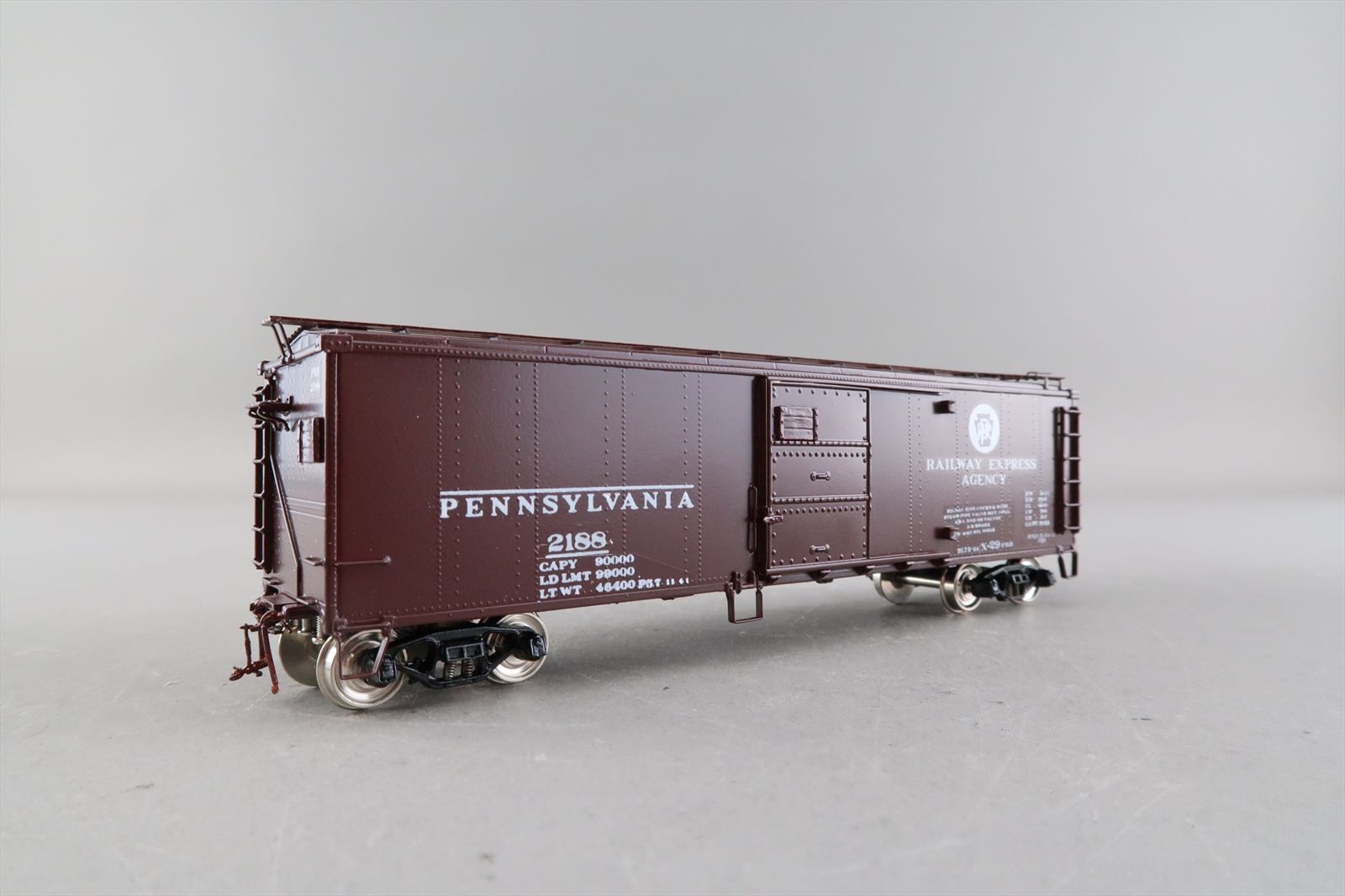 HO Brass Model - PSC 16020-2 PRR Pennsylvania X-29 Boxcar Box Car #2188 ...