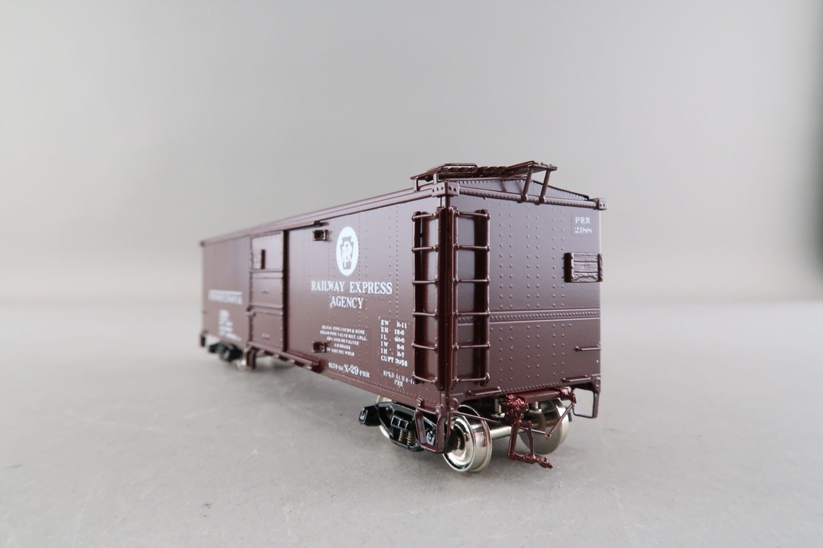 HO Brass Model - PSC 16020-2 PRR Pennsylvania X-29 Boxcar Box Car #2188 ...