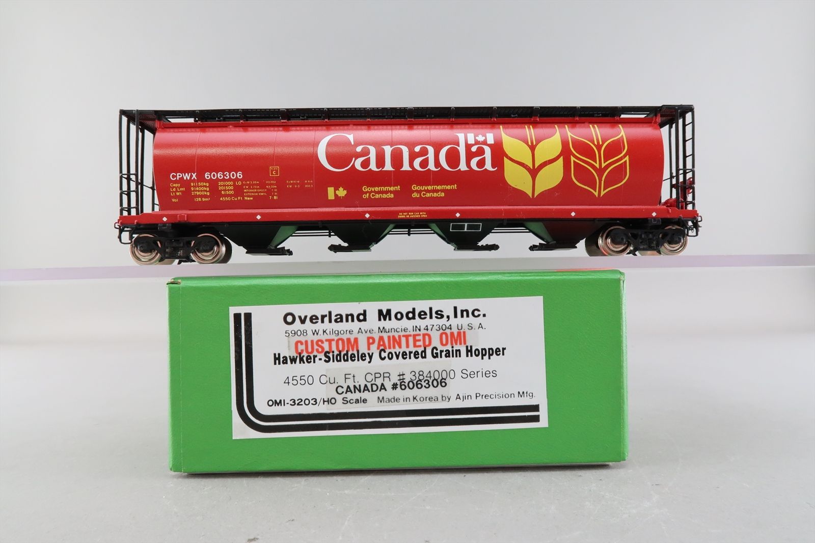 HO Brass Model - OMI 3203.1 CPWX Government of Canada Hawker-Siddeley ...