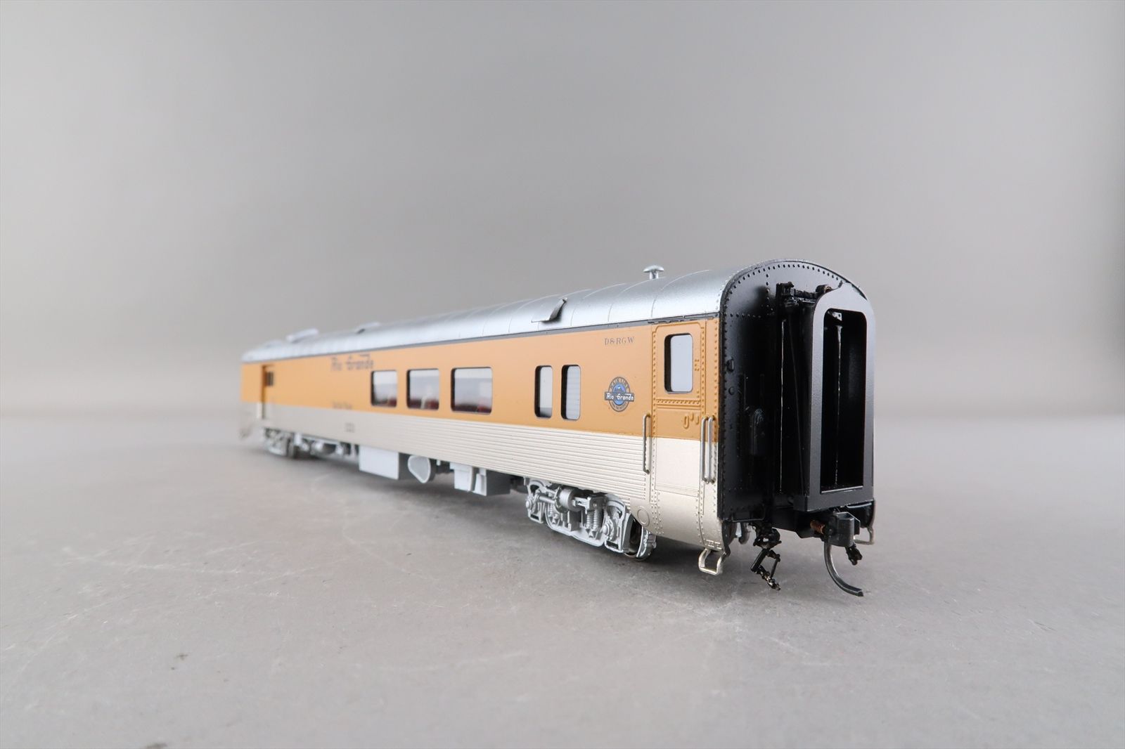 HO Brass Model - PCC Palace D&RGW Rio Grande Baggage Dorm Chair Car The Ski Train #1231 - Pro ...
