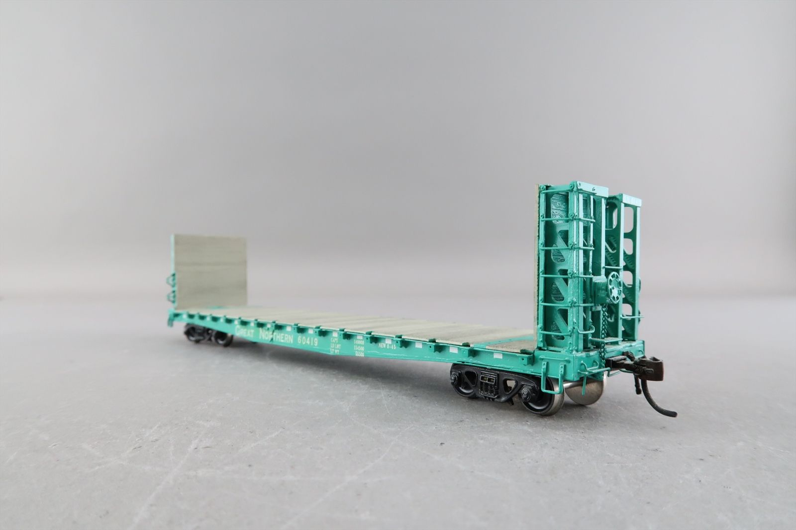 HO Brass Model - OMI 3023 GSC Bulkhead Flat Car GN Great Northern ...