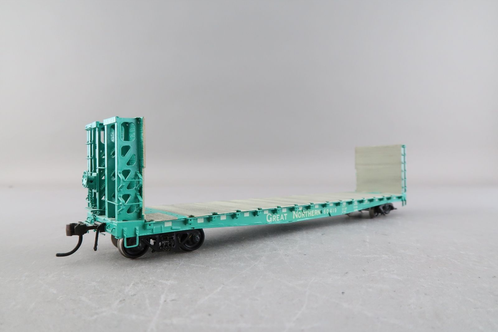 HO Brass Model - OMI 3023 GSC Bulkhead Flat Car GN Great Northern ...
