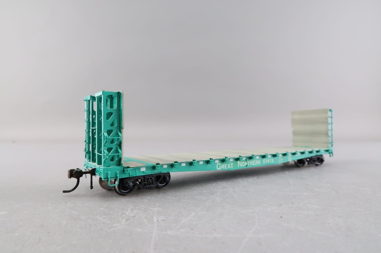 HO Brass Model - OMI 3023 GSC Bulkhead Flat Car GN Great Northern ...