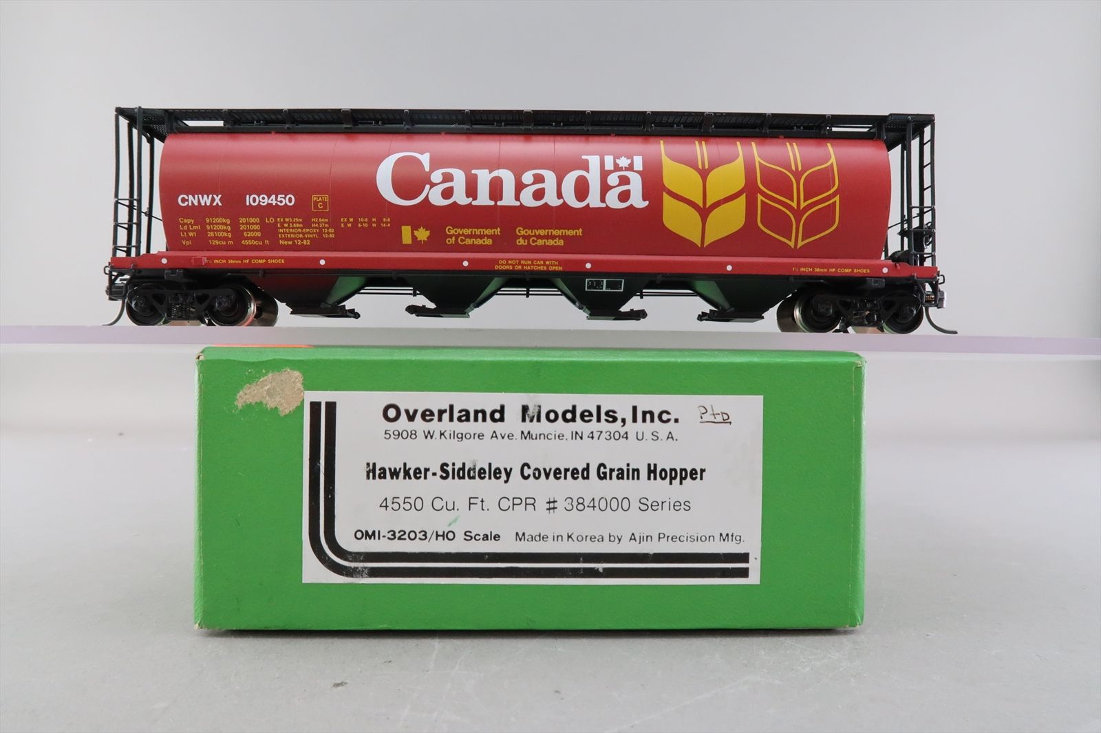 HO Brass Model - OMI 3203 CNWX Government of Canada Hawker - Siddeley ...