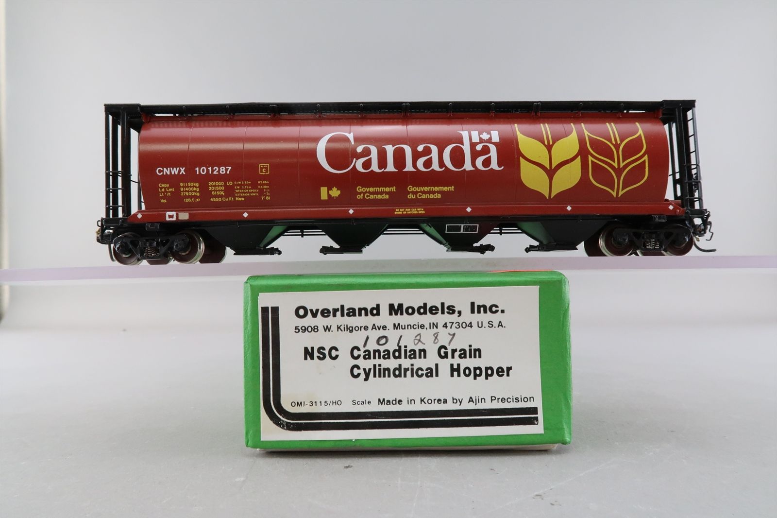 HO Brass Model - OMI 3115 CN CNR CNWX Canadian National Cylindrical ...