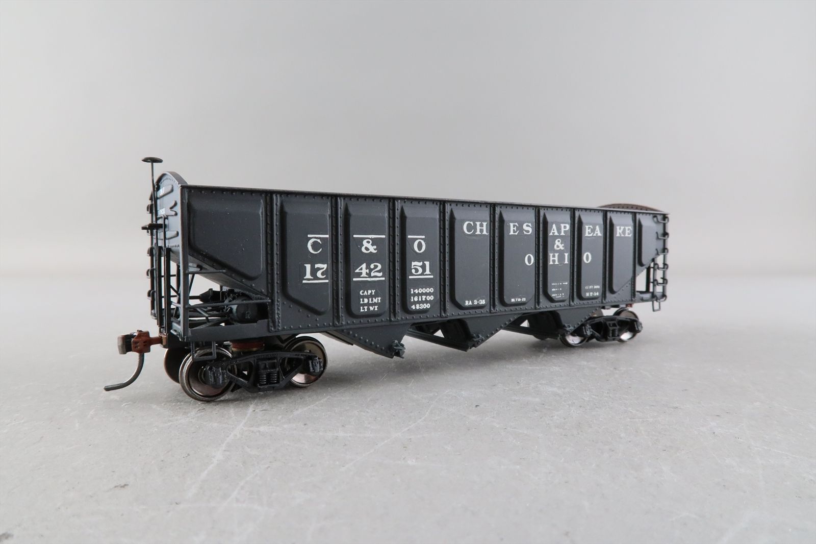 HO Brass Model - OMI 1308 C&O Chesapeake & Ohio Triple Hopper #174251 ...