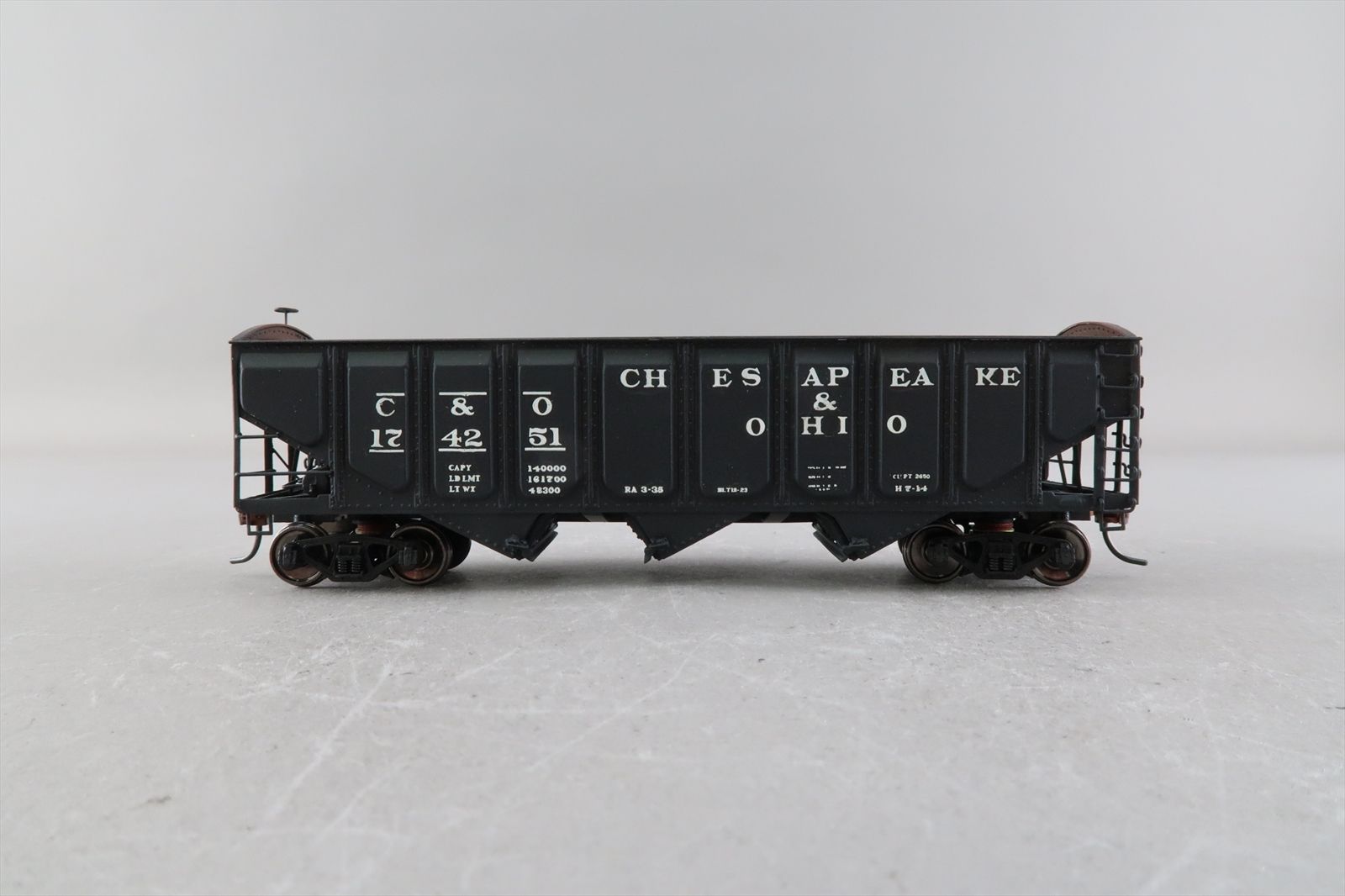 HO Brass Model - OMI 1308 C&O Chesapeake & Ohio Triple Hopper #174251 ...