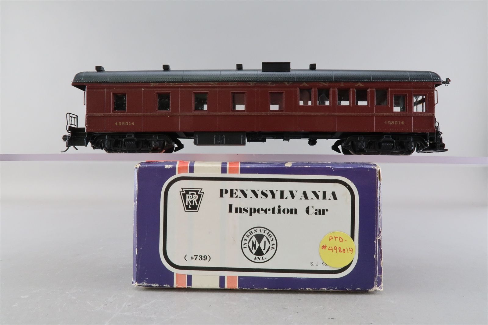 HO Brass Model - NJCB 739 PRR Pennsylvania Inspection Car #498014 ...