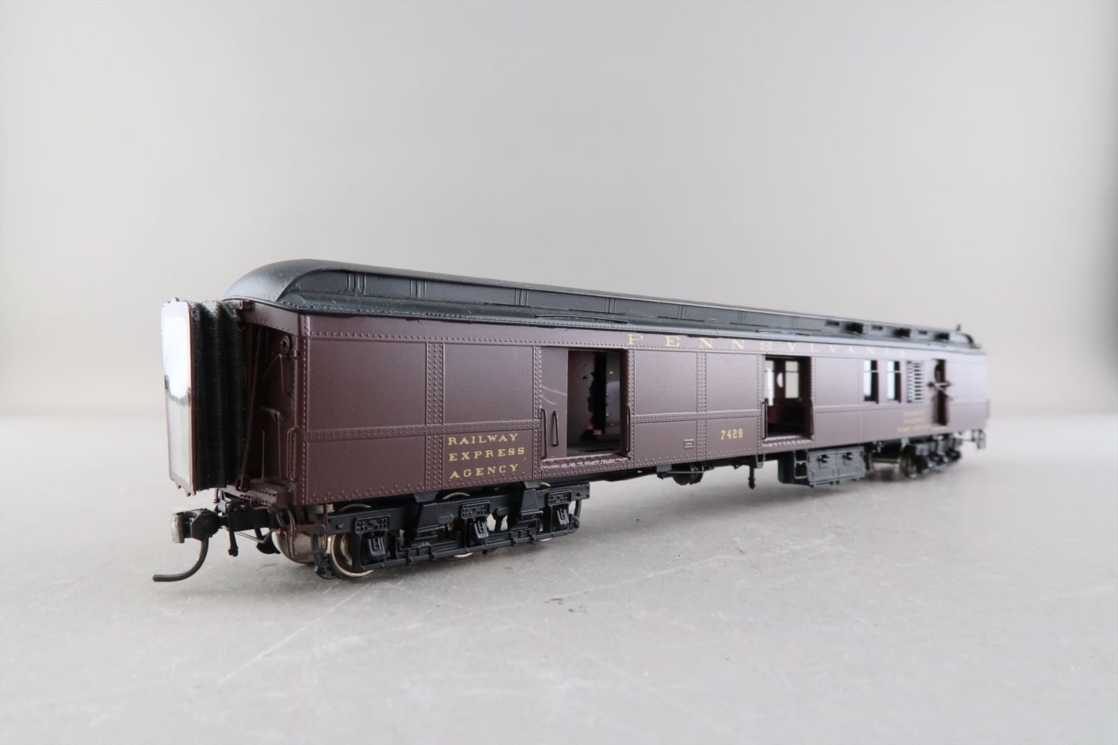 HO Brass Model - PSC 16472-1 PRR Pennsylvania BM-70KA RPO Baggage #7429 ...