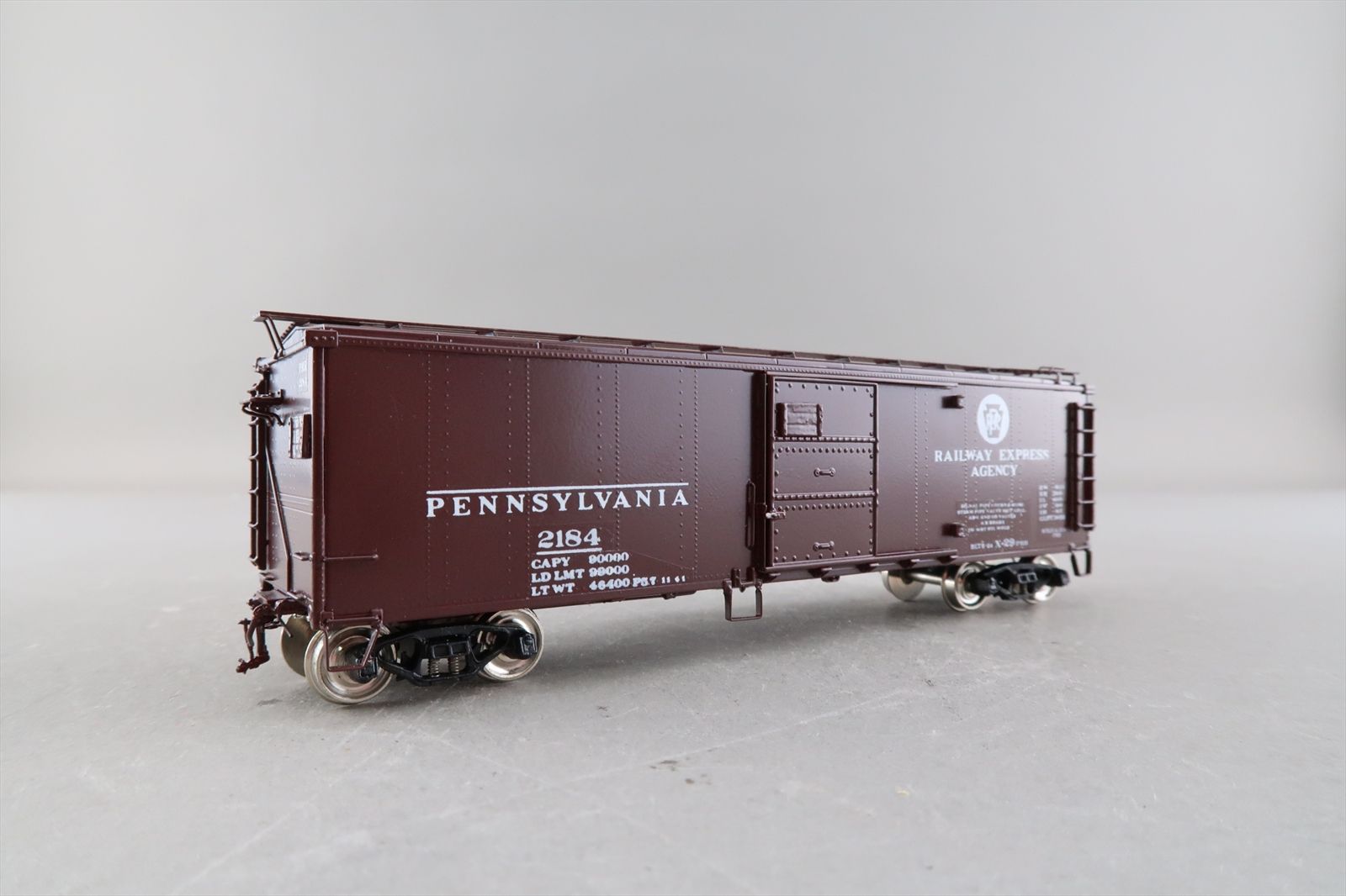 HO Brass Model - PSC 16020-2 PRR Pennsylvania X-29 Boxcar Box Car #2184 ...