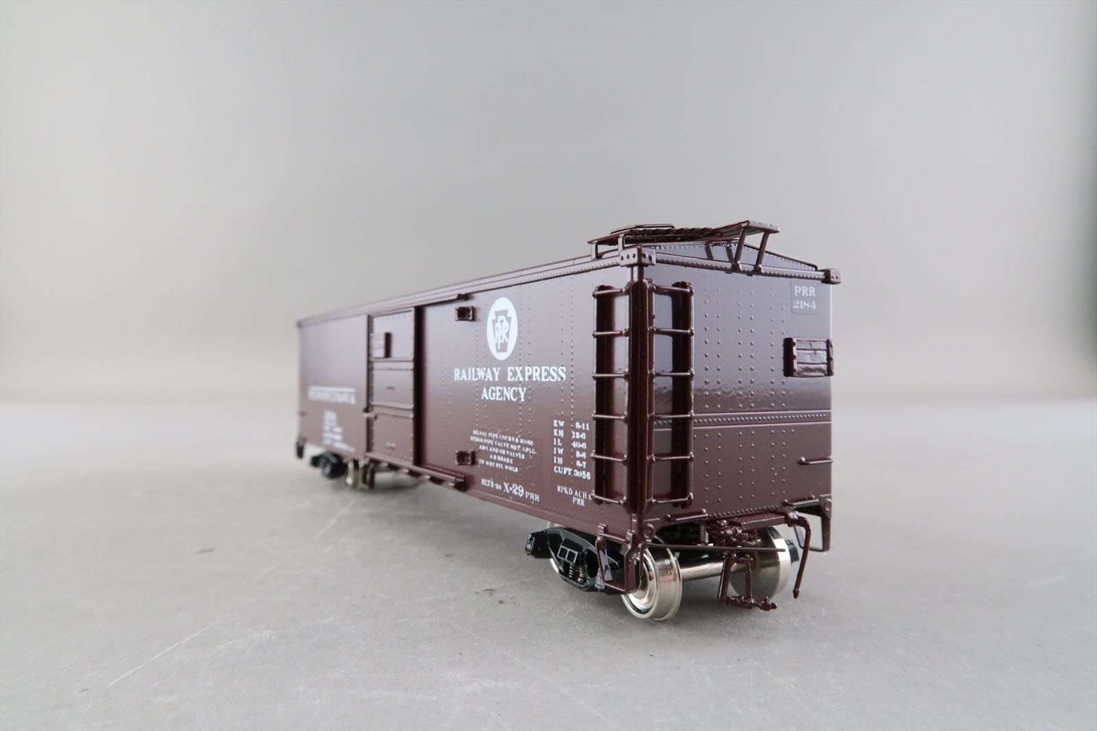 HO Brass Model - PSC 16020-2 PRR Pennsylvania X-29 Boxcar Box Car #2184 ...
