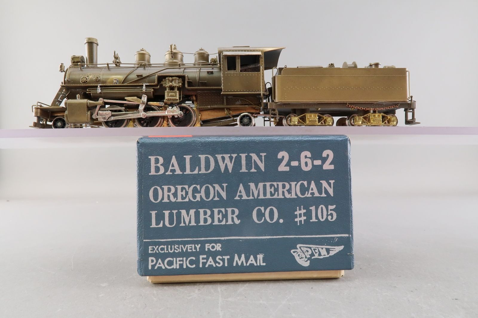 HO Brass Model - PFM Baldwin 2-6-2 Prairie - Unpainted - 1971 Run - United