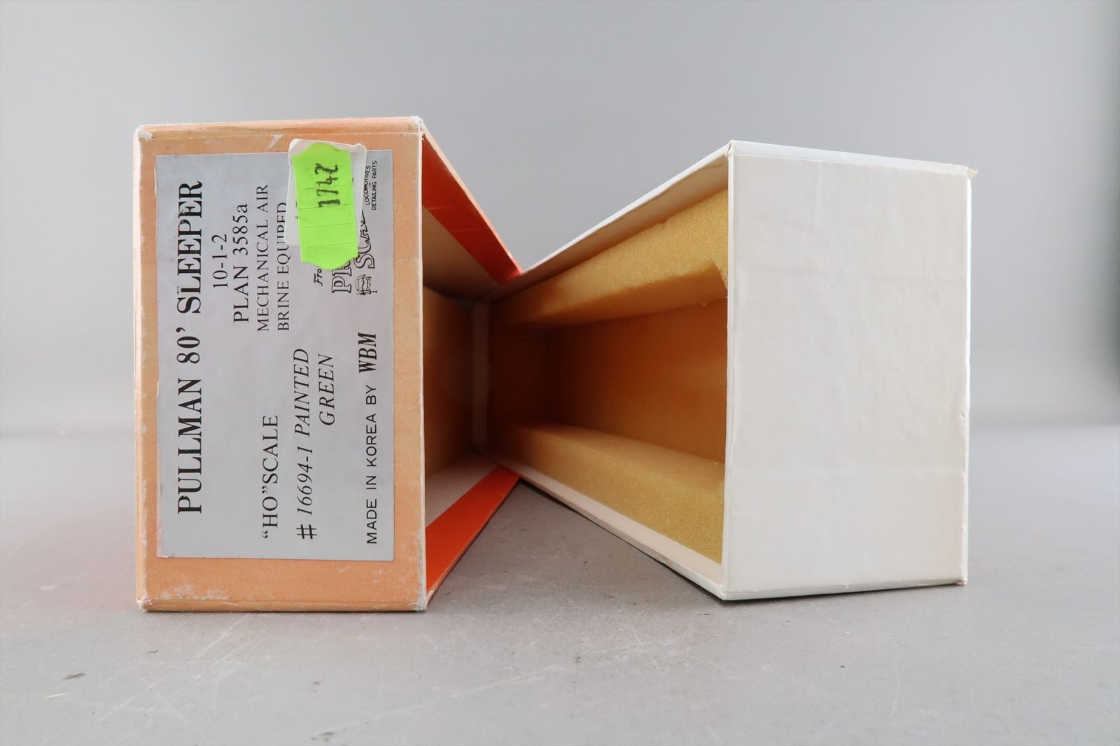 HO Brass Model - PSC 16694-1 Pullman 80' Sleeper 10-1-2 Plan 3585a Mechanical Air Brine Equipped ...