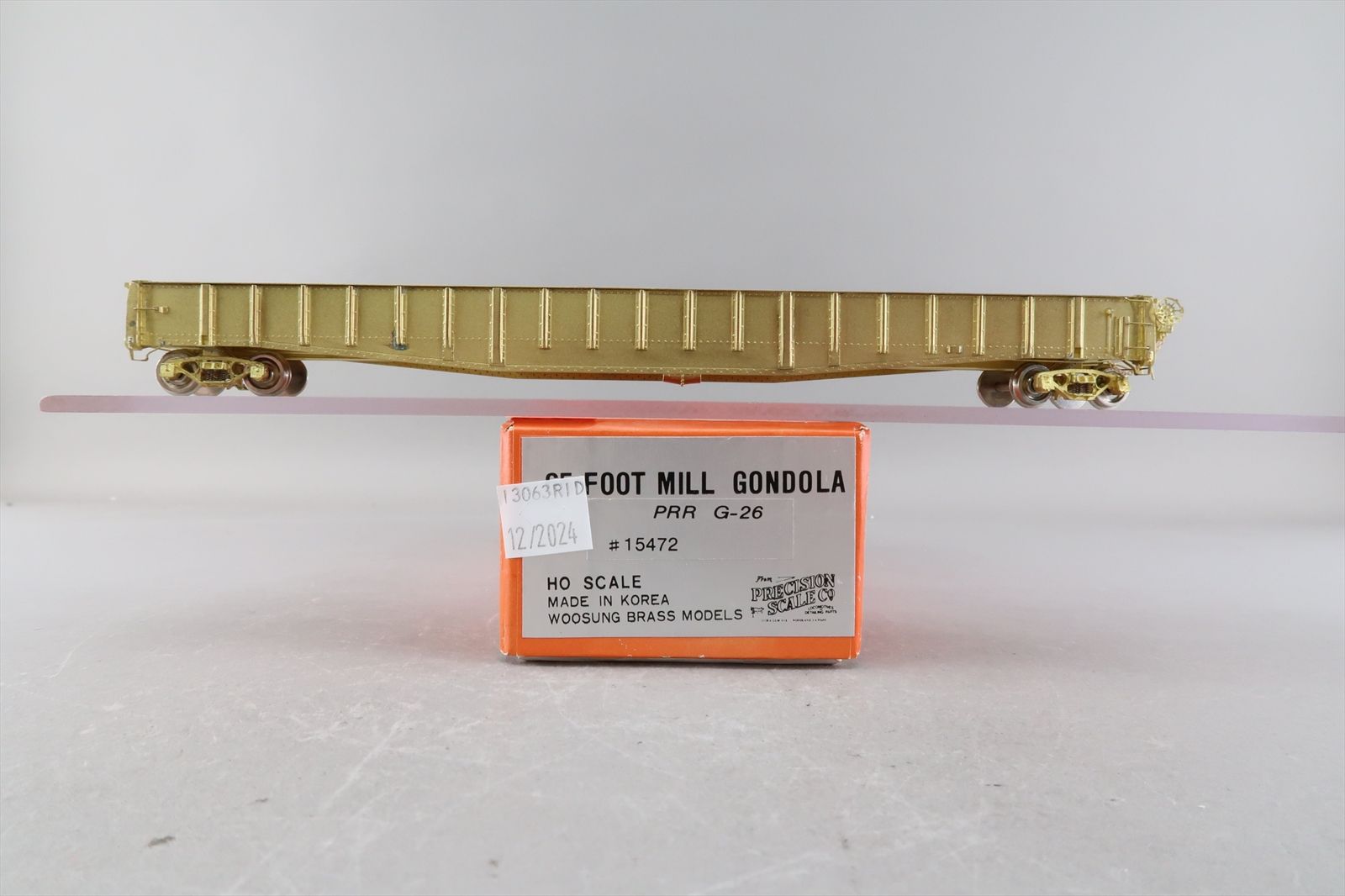 HO Brass Model - PSC 15472 PRR Pennsylvania G-26 65' Mill Gondola ...