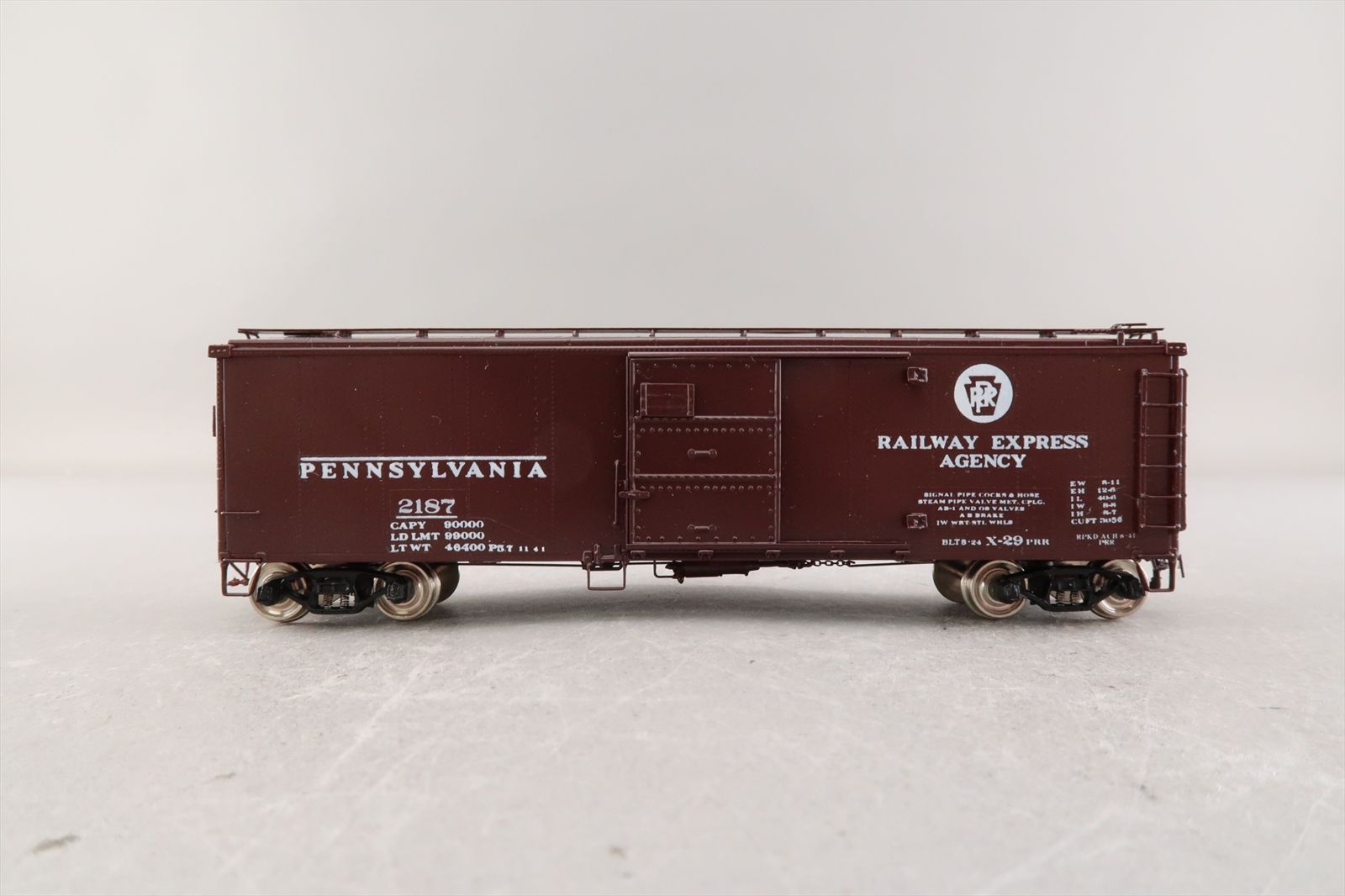 HO Brass Model - PSC 16020-2 PRR Pennsylvania X-29 Boxcar Box Car #2187 ...
